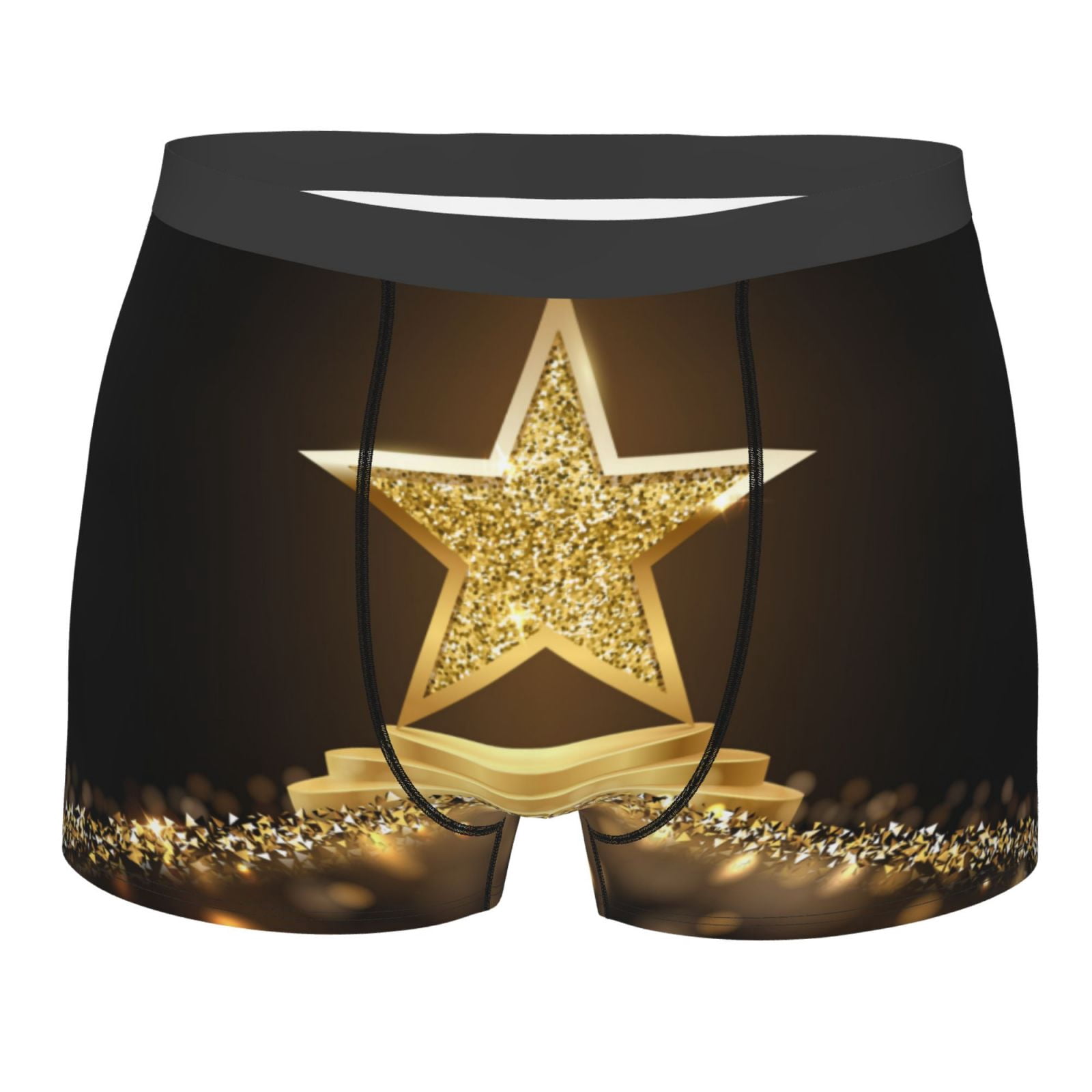 Bingfone Golden Glitter And Light Men's Underwear - Casual Stretch ...