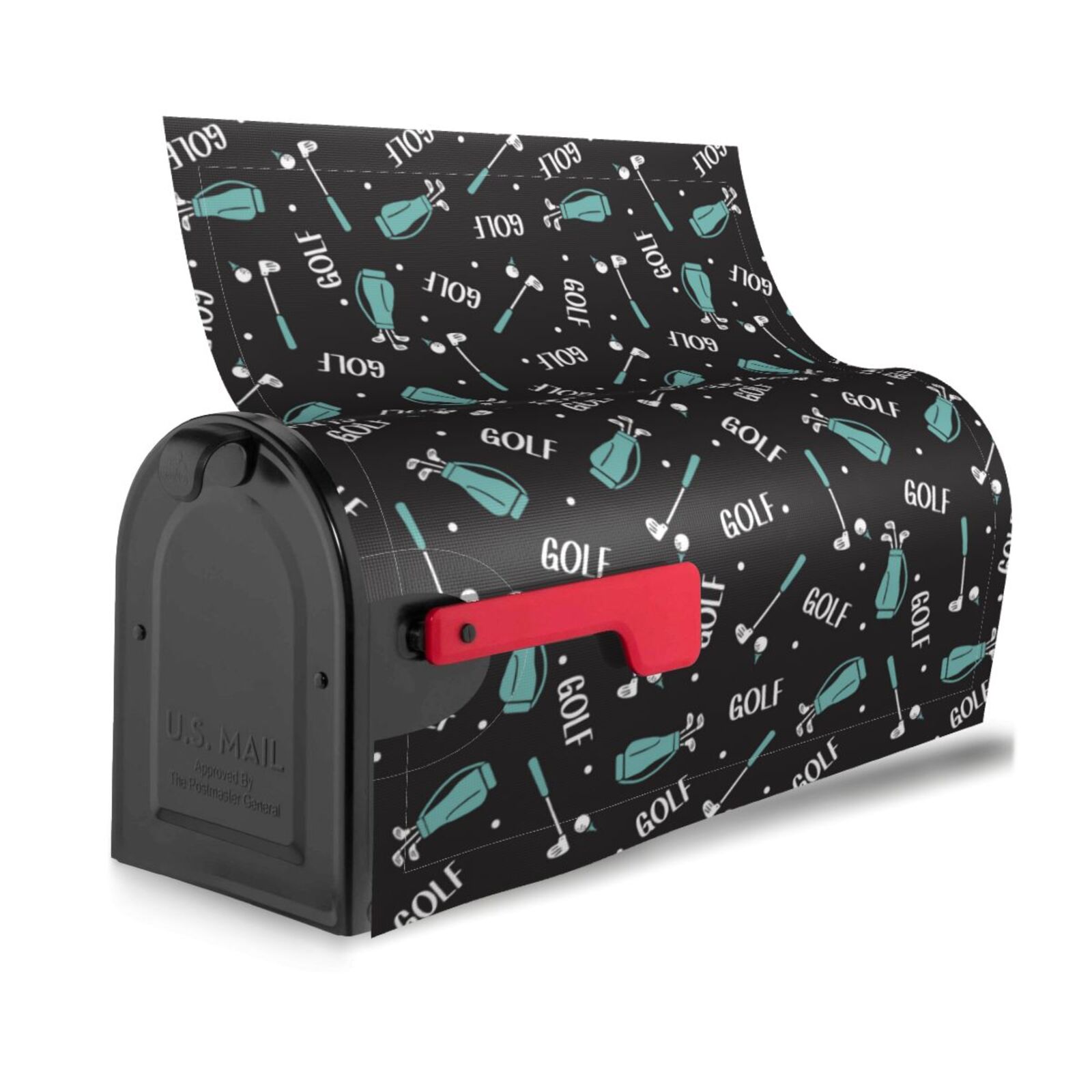 Bingfone Golf Bags And Balls Magnetic Mailbox Cover Standard Size for ...