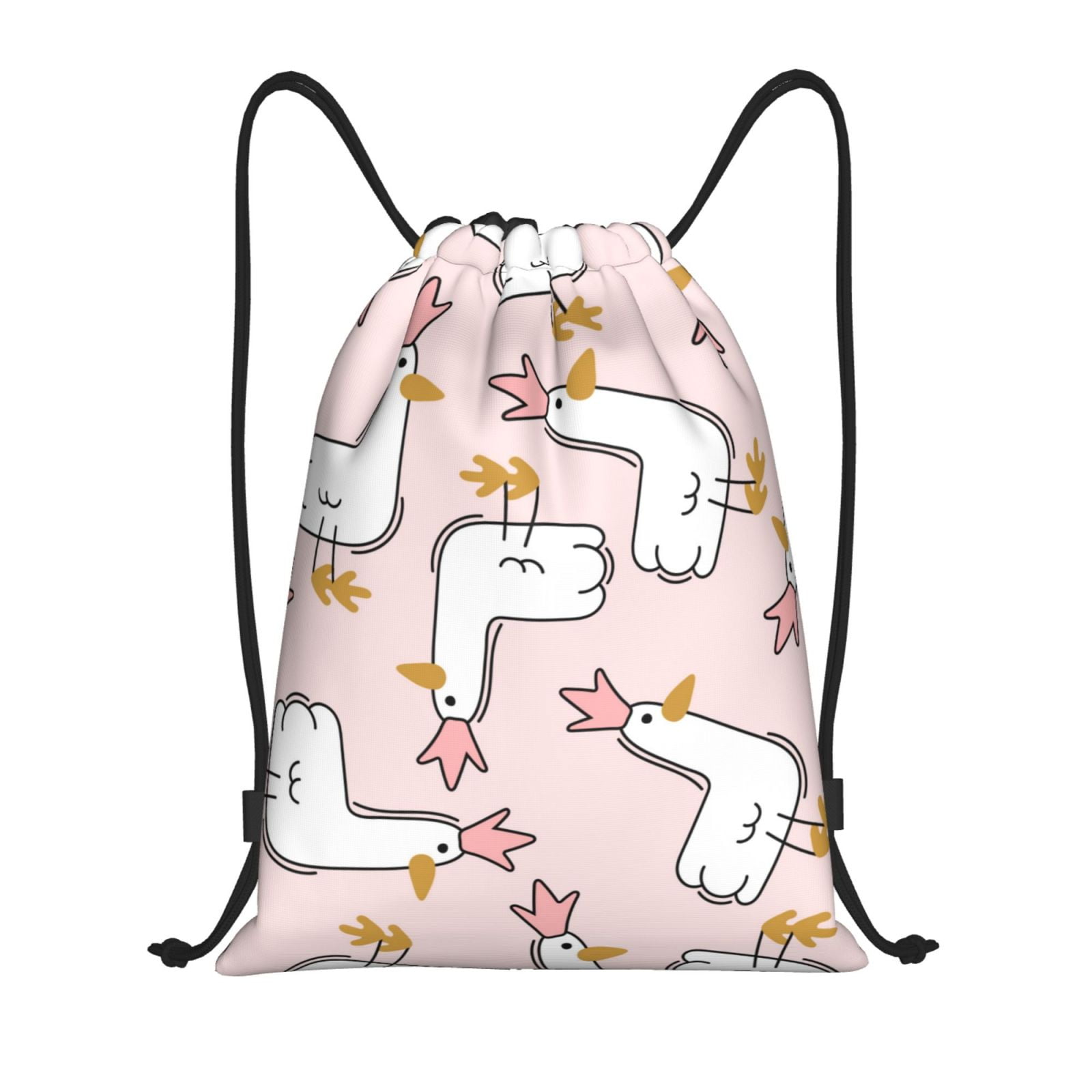 Bingfone Goose Queen Drawstrings Backpacks Bags For Men Women Gym ...