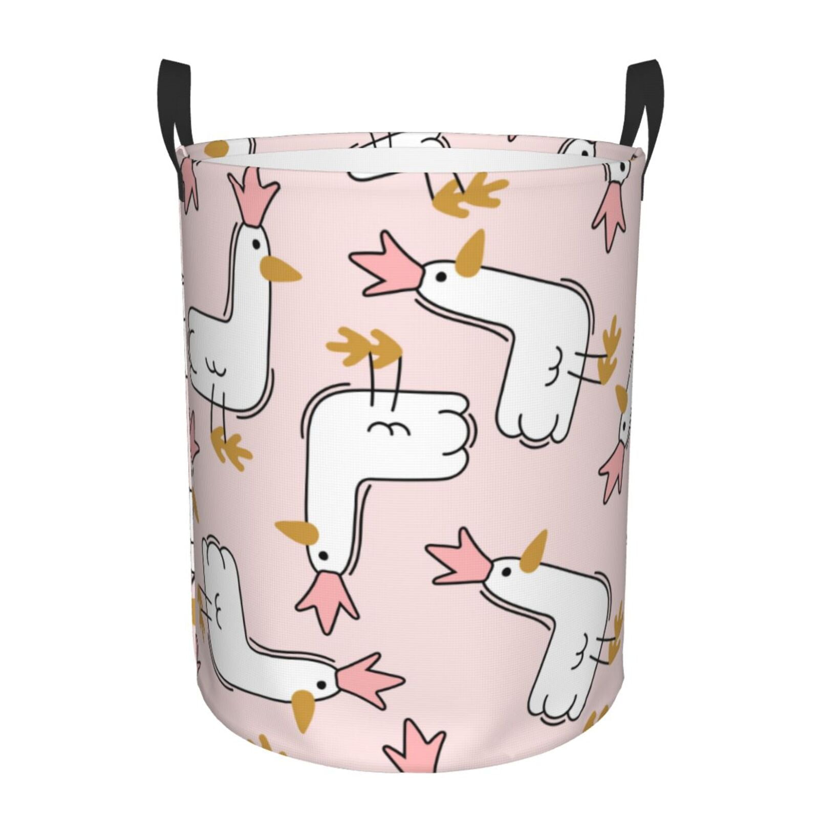 Bingfone Goose Queen Waterproof Foldable Laundry Hamper Bucket With ...
