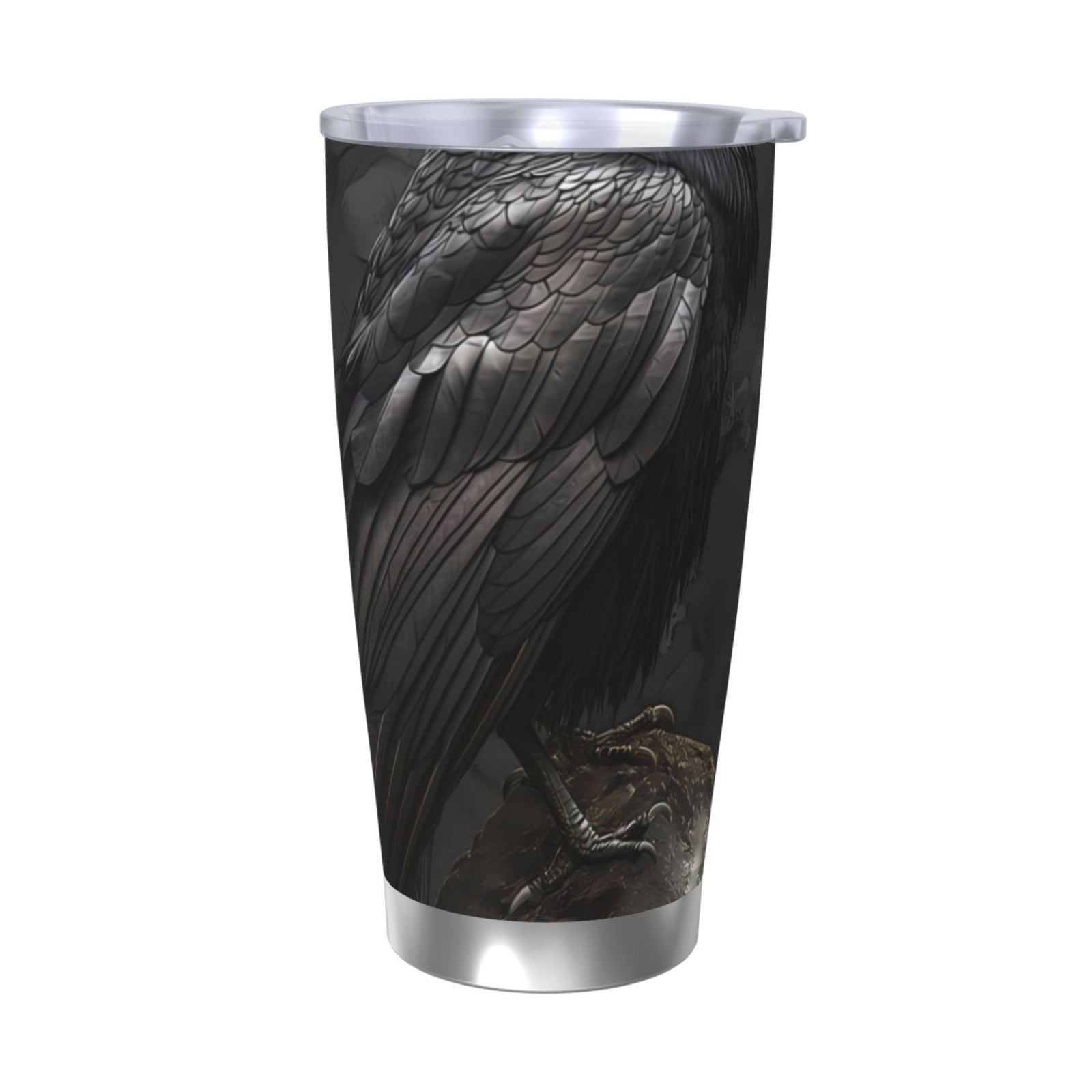 Bingfone Gothic Raven Portrait for 20 Oz Stainless Steel Travel Mug ...
