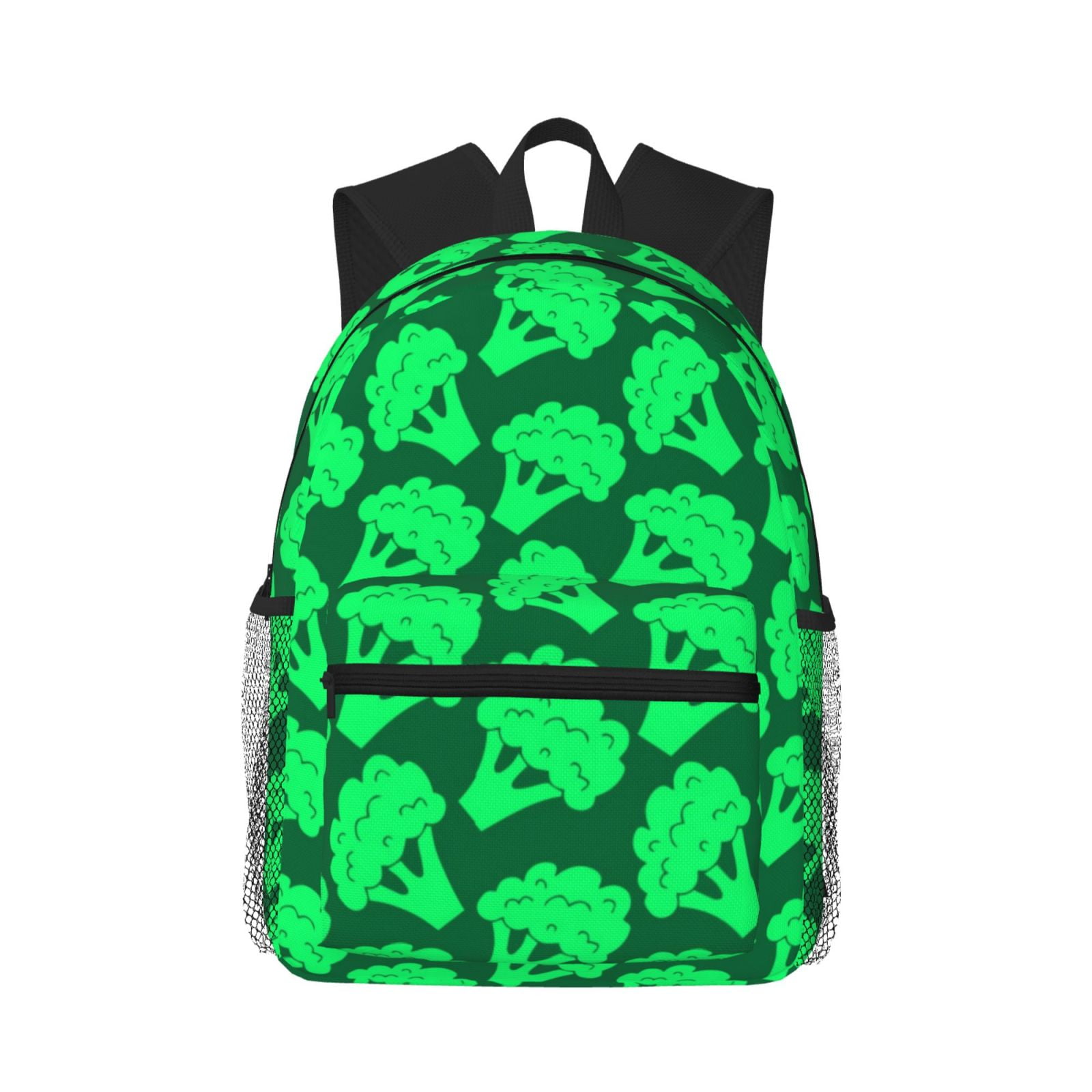 Bingfone Green Broccoli Kids Backpack Girls And Boys Classic School ...