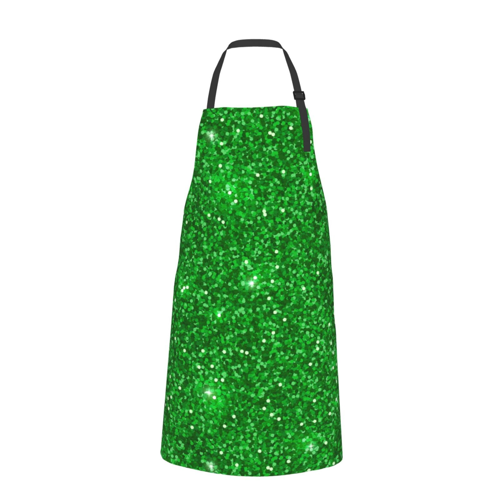 Bingfone Green Glitter Apron Gifts For Men, Women Professional Grade ...