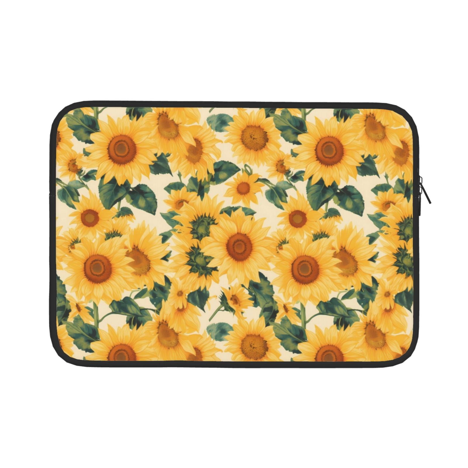 Bingfone Green Leaf Sunflower Laptop Sleeve Case 13 inch , 360 ...