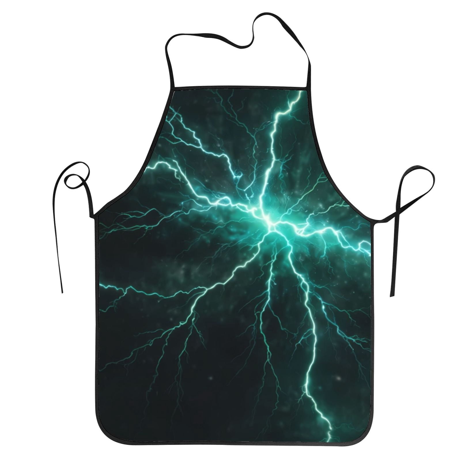 Bingfone Green Lightning Flash for Tie-up Apron, Unisex Waterproof and ...