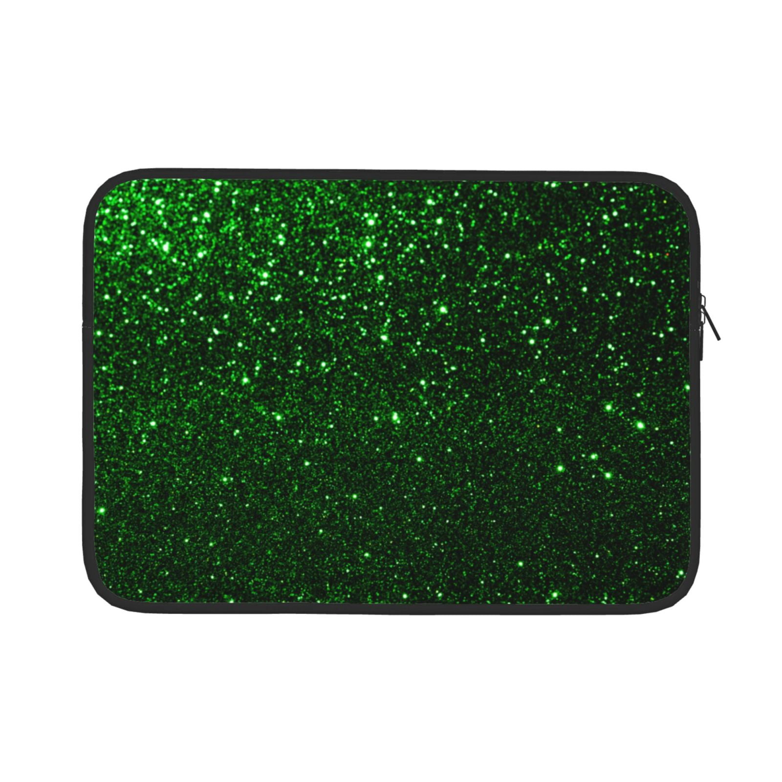 Bingfone Green Sparkling Laptop Sleeve Case 13 inch , 360° Protective ...