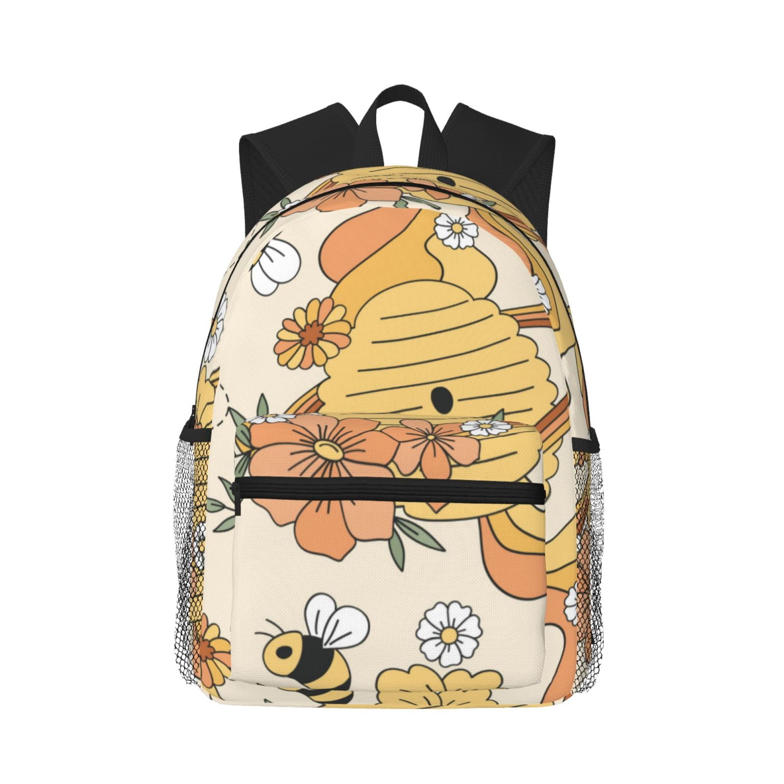 Bingfone Groovy Floral Kids Backpack Girls And Boys Classic School ...