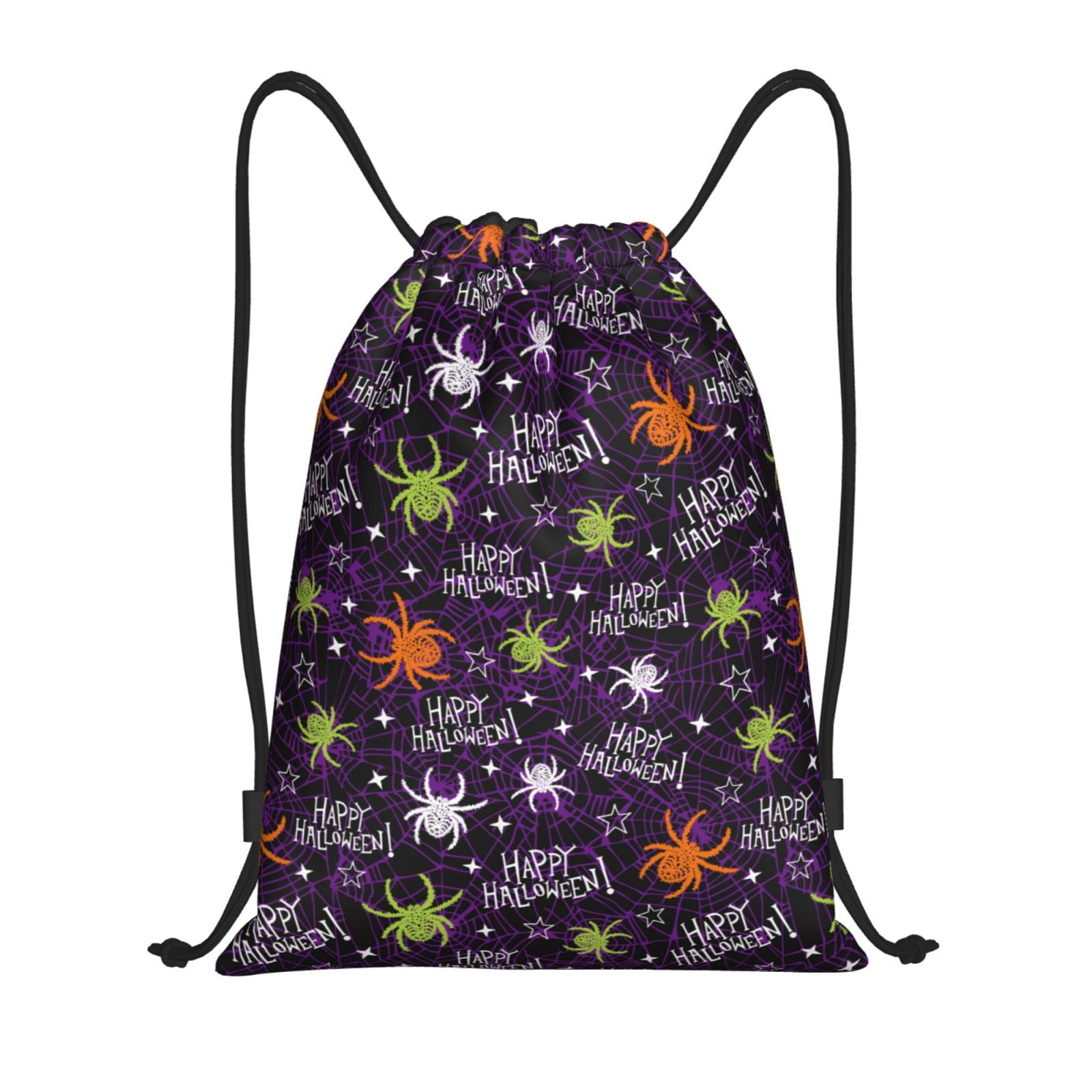 Bingfone Halloween Drawstrings Backpacks Bags for Men Women Gym ...