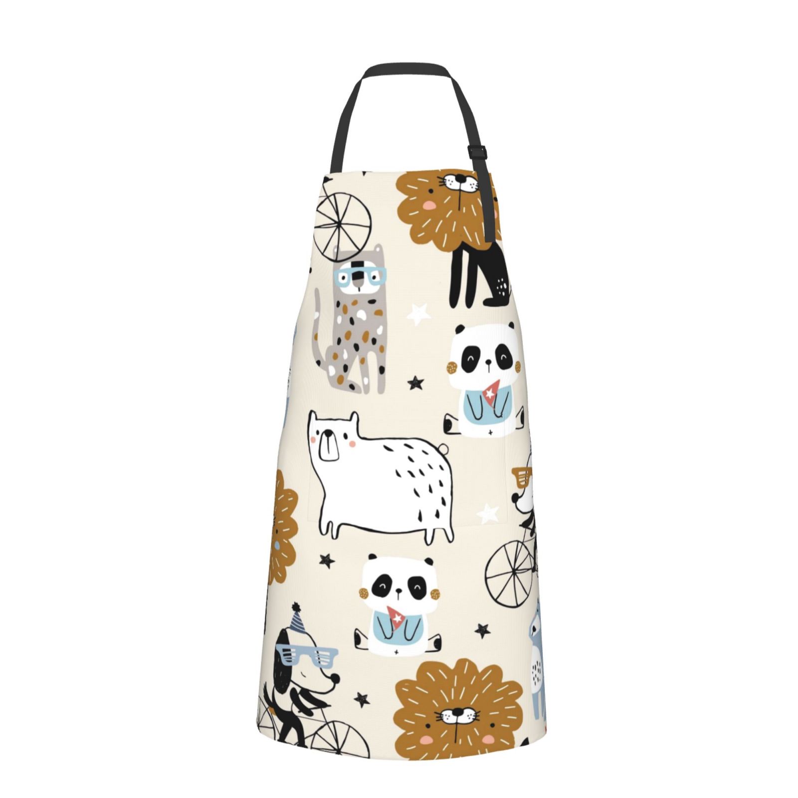 Bingfone Hand Drawn Animals Apron Gifts For Men, Women Professional ...