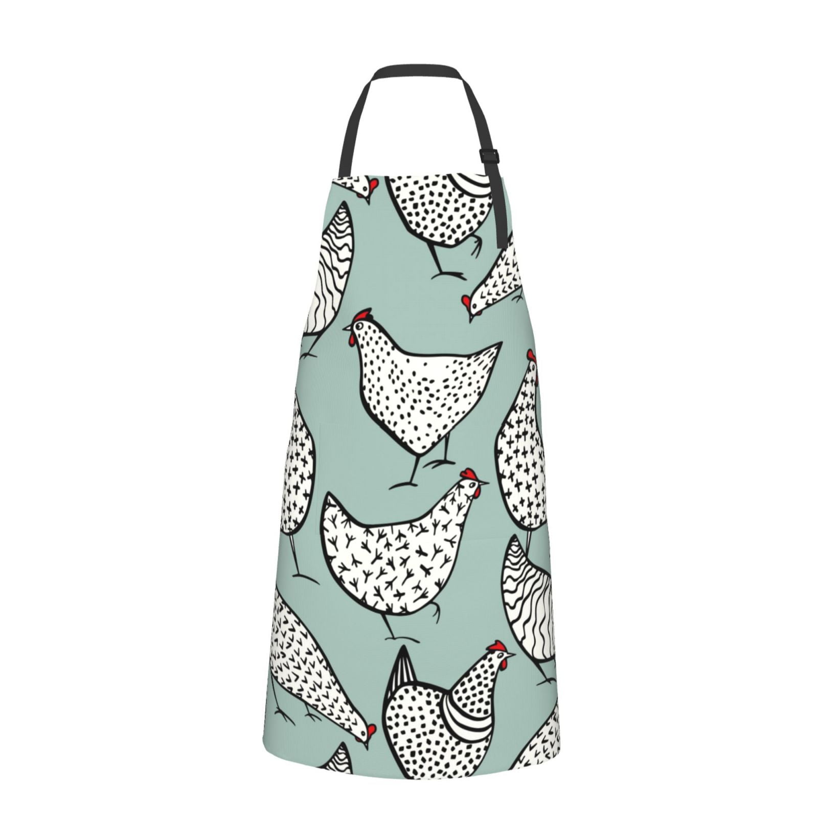 Bingfone Hand Drawn Chickens Apron Gifts For Men, Women Professional ...