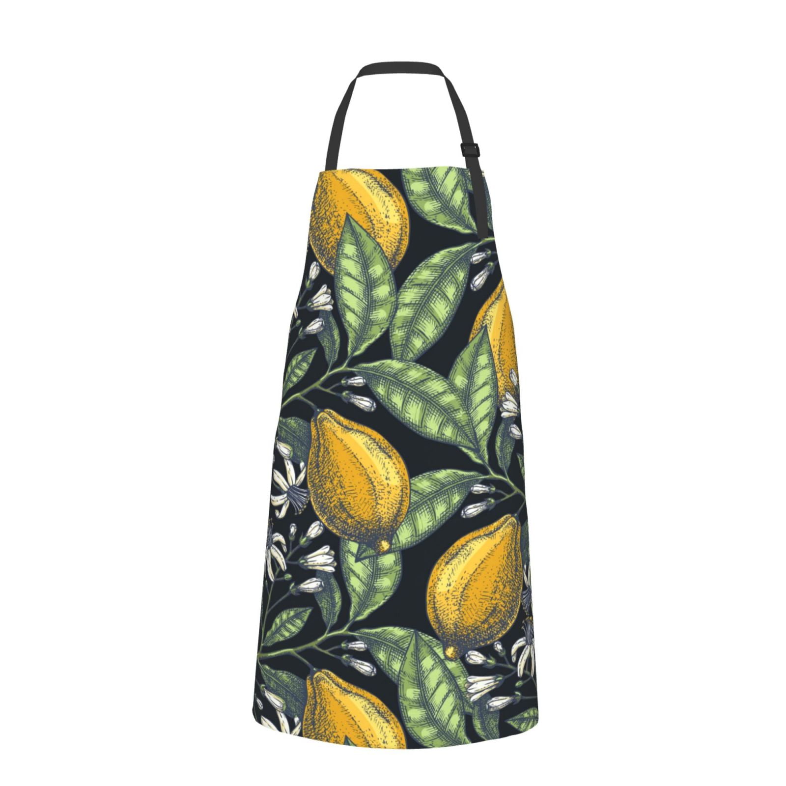 Bingfone Hand Drawn Citrus Fruits Elegant Lemons Apron Gifts For Men ...