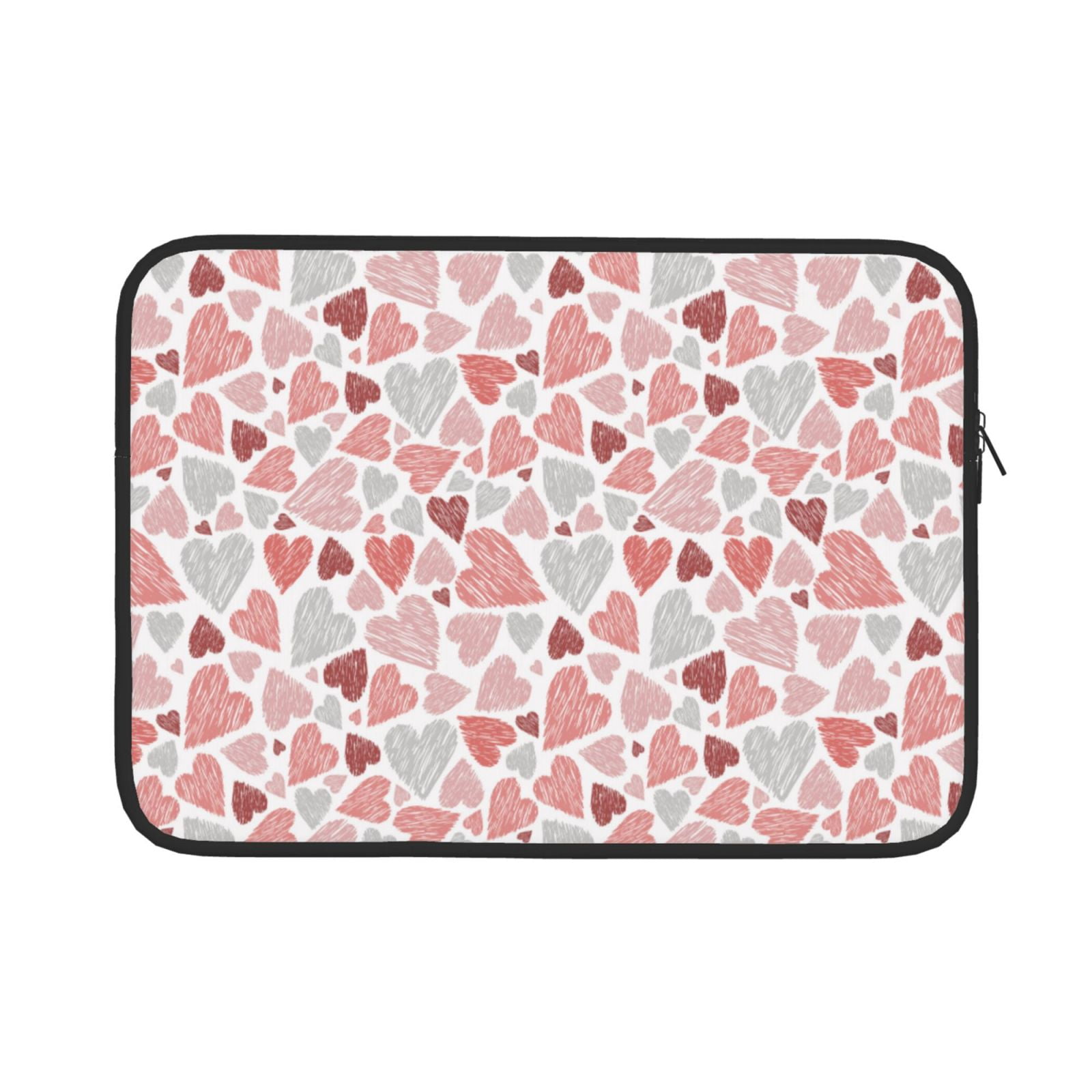 Bingfone Hand Drawn Hearts Laptop Sleeve Case 13 inch , 360° Protective ...
