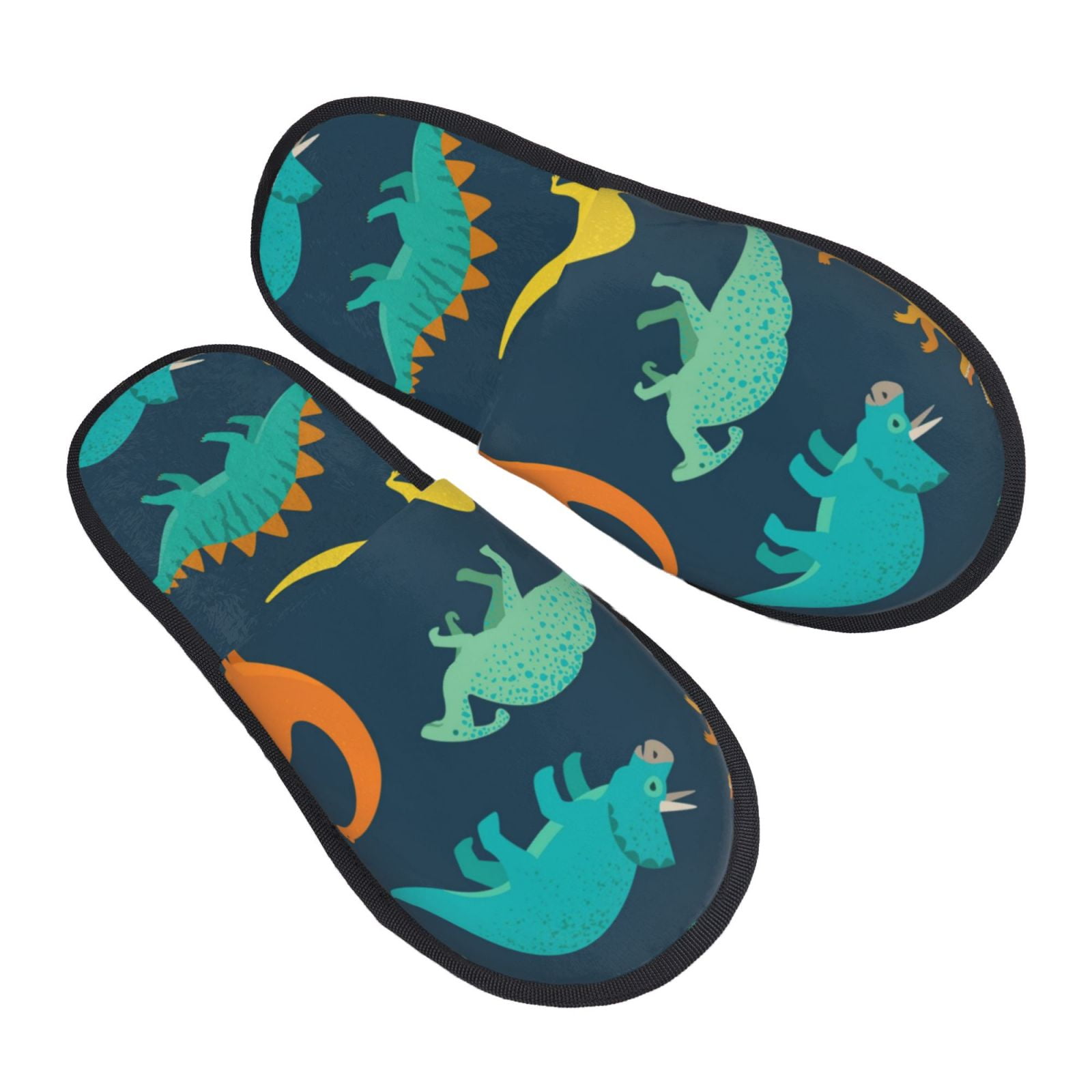 Bingfone Hand Drawn Seamless House Slippers For Women Men With Soft ...