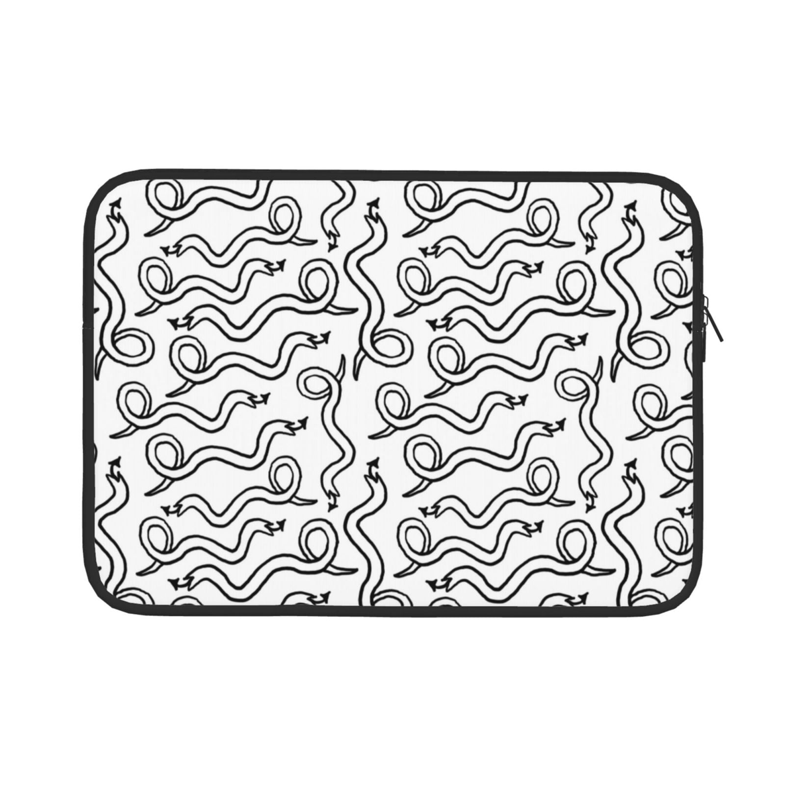 Bingfone Hand Drawn Snake Laptop Sleeve Case 15 inch , 360° Protective ...