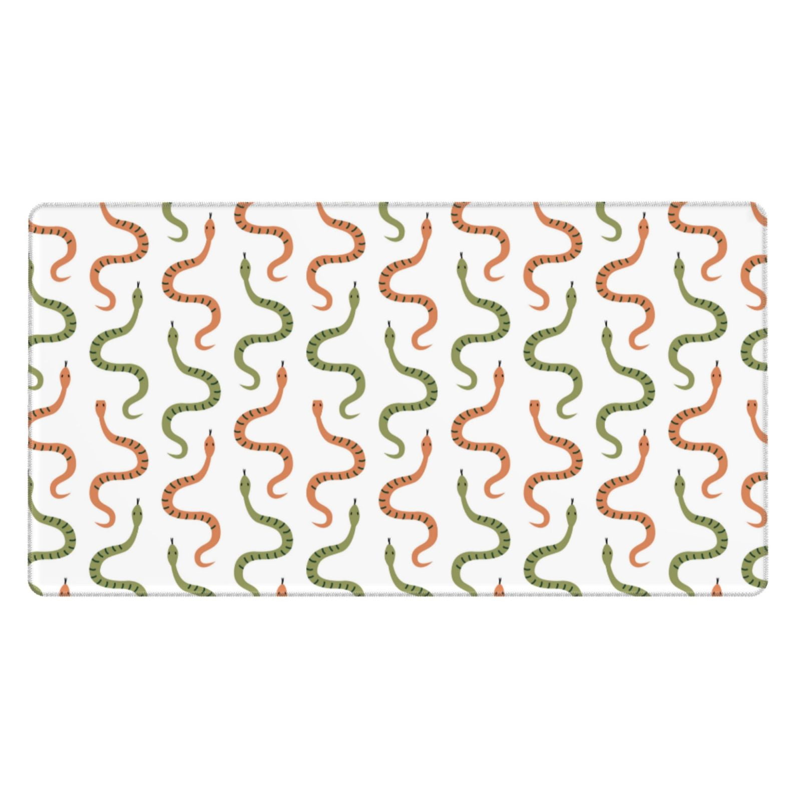 Bingfone Hand Drawn Snake Large Gaming Mouse Pad,Extended Desk Mousepad ...