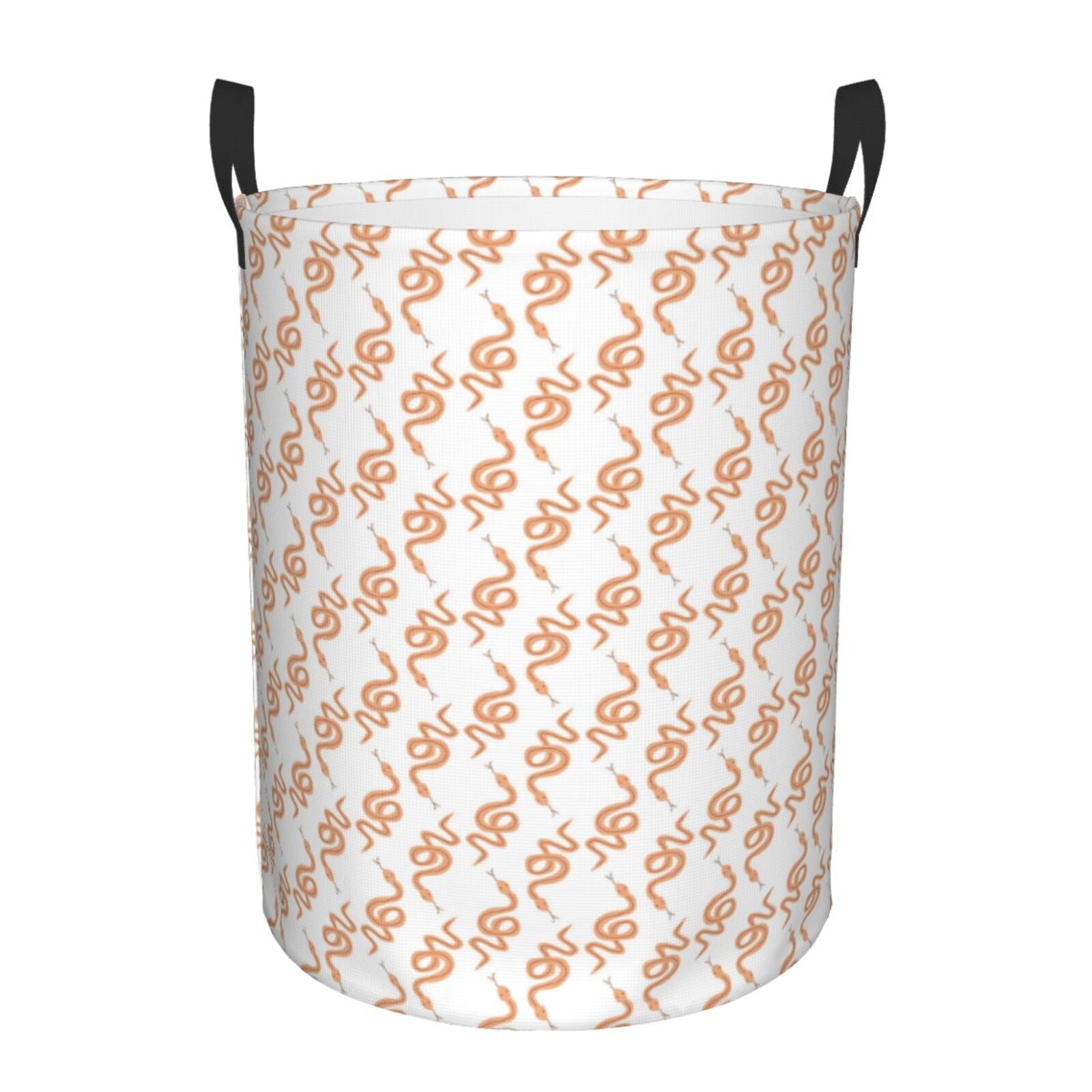 Bingfone Hand Drawn Snake Waterproof Foldable Laundry Hamper Bucket ...