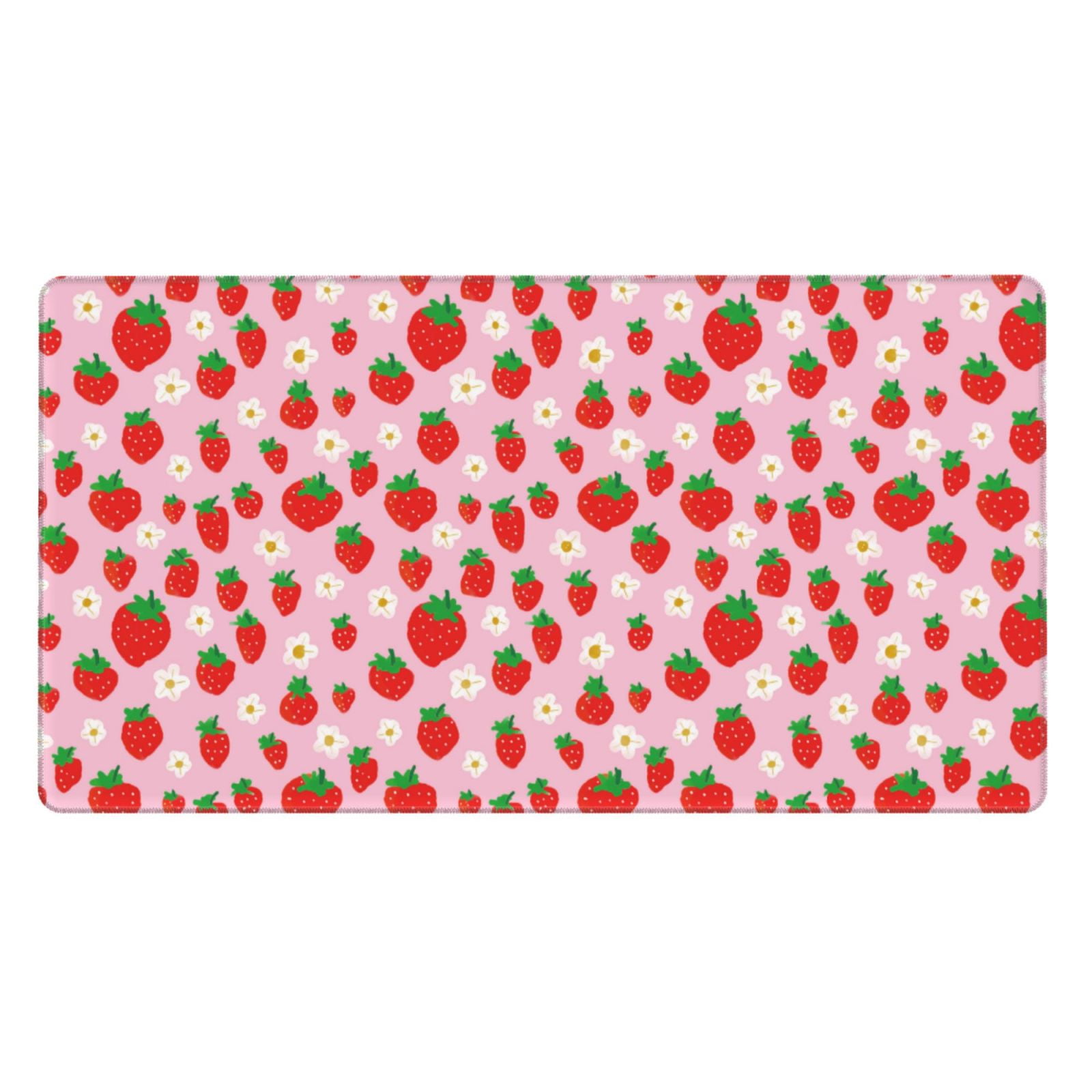 Bingfone Hand Drawn Strawberry Large Gaming Mouse Pad,Extended Desk ...