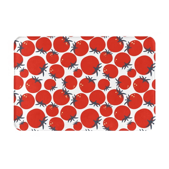 Bingfone Hand Drawn Tomatoes Door Mat 16"x24" Front Entrance Non-Slip ...