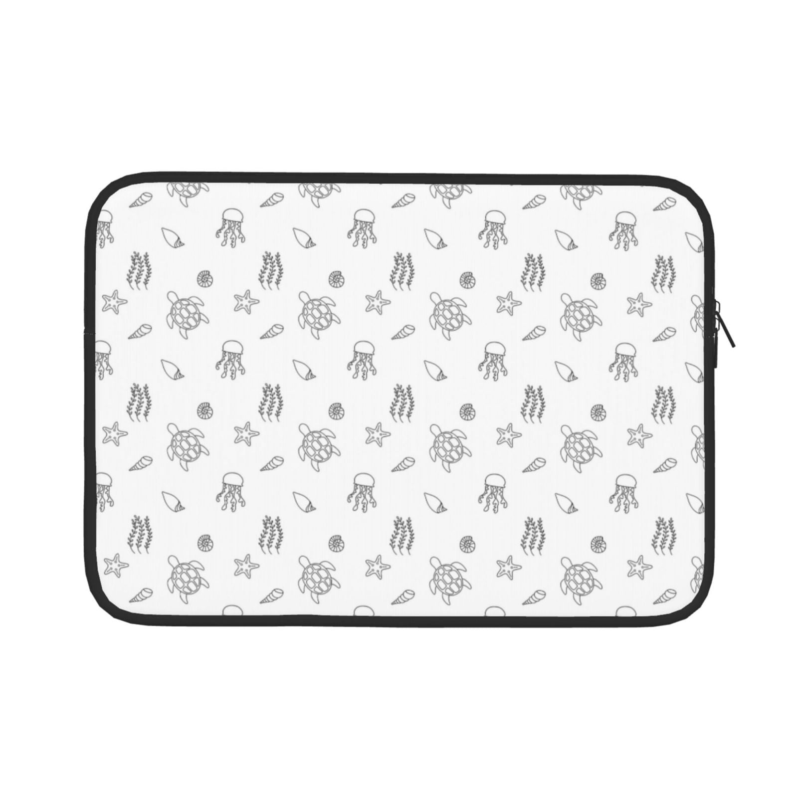 Bingfone Hand Drawn Turtle Laptop Sleeve Case , 360° Protective ...