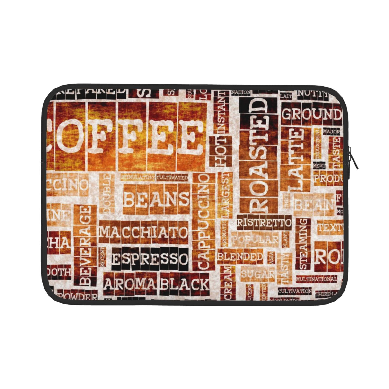 Bingfone Hand Drawn Vintage Coffee Laptop Sleeve Case 15 Inch, 360 ...