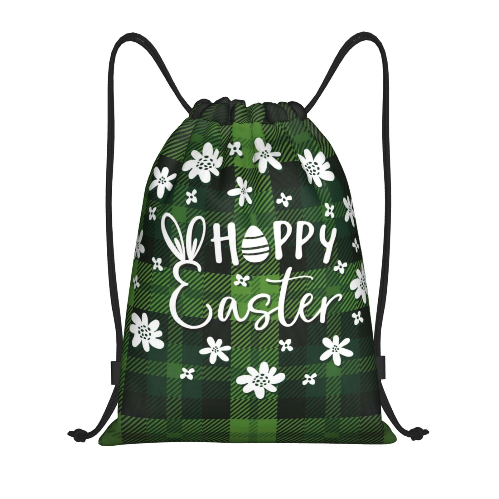 Bingfone Happy Easter Drawstrings Backpacks Bags For Men Women Gym ...