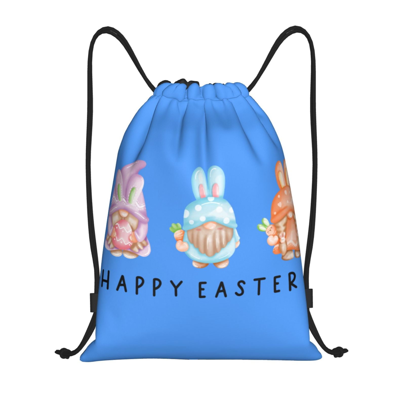 Bingfone Happy Easter Sunflower Gnomes,Cute Gnome Drawstrings Backpacks ...