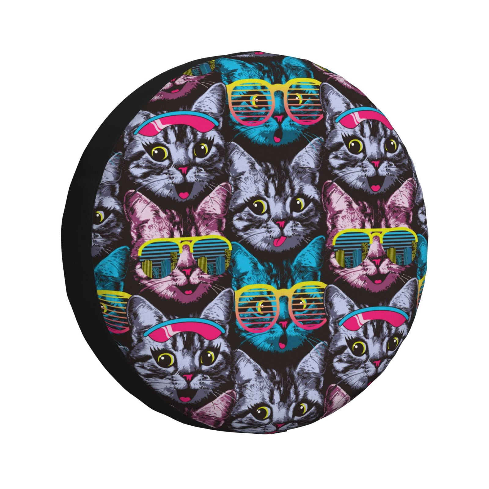 Bingfone Happy Kitten Faces Spare Tire Cover Weatherproof Universal ...