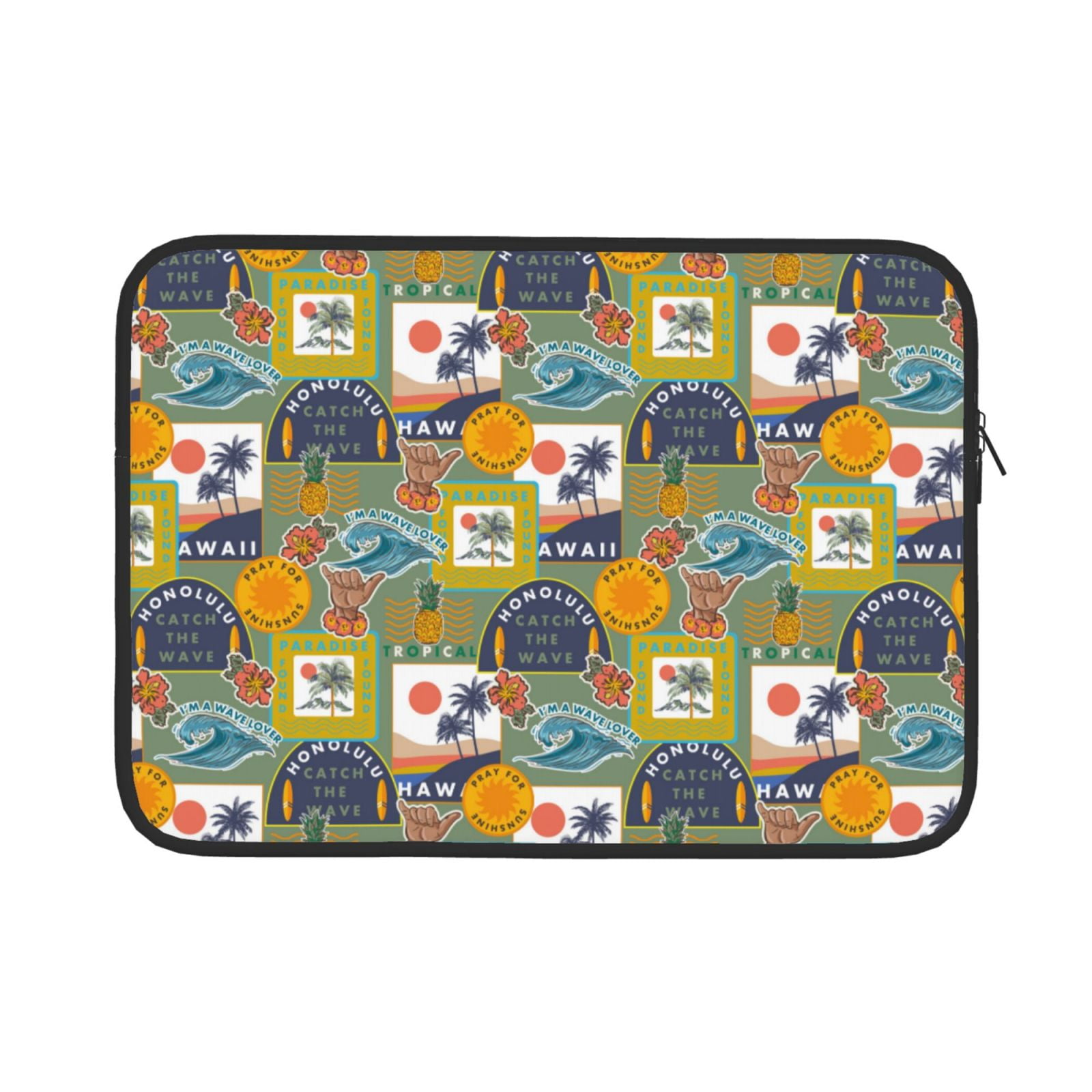 Bingfone Hawaiian Style Laptop Sleeve Case 13 inch , 360° Protective ...