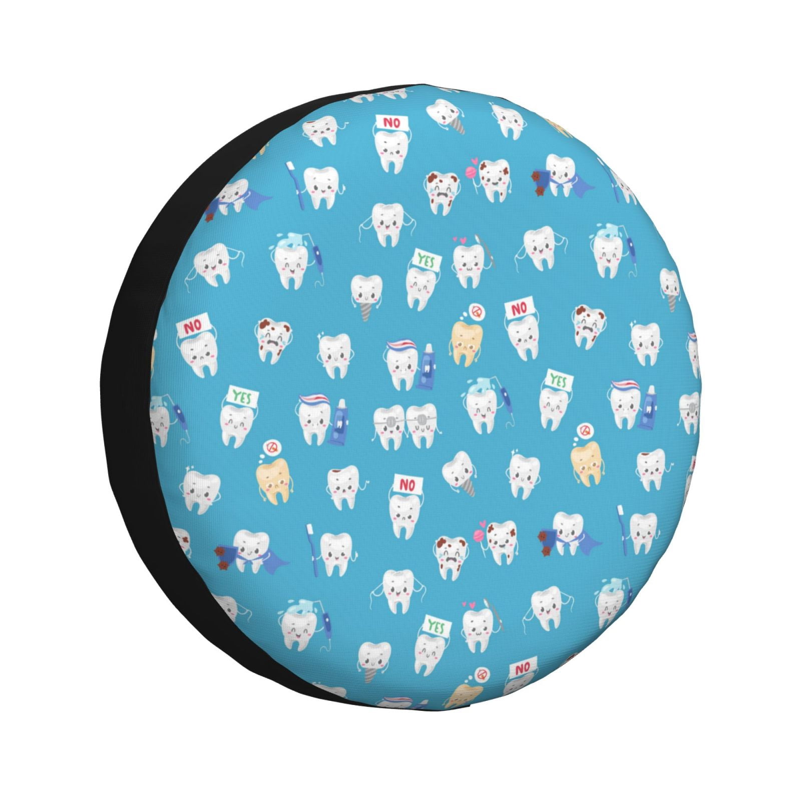 Bingfone Healthy And Ill White Teeth Spare Tire Cover Weatherproof ...