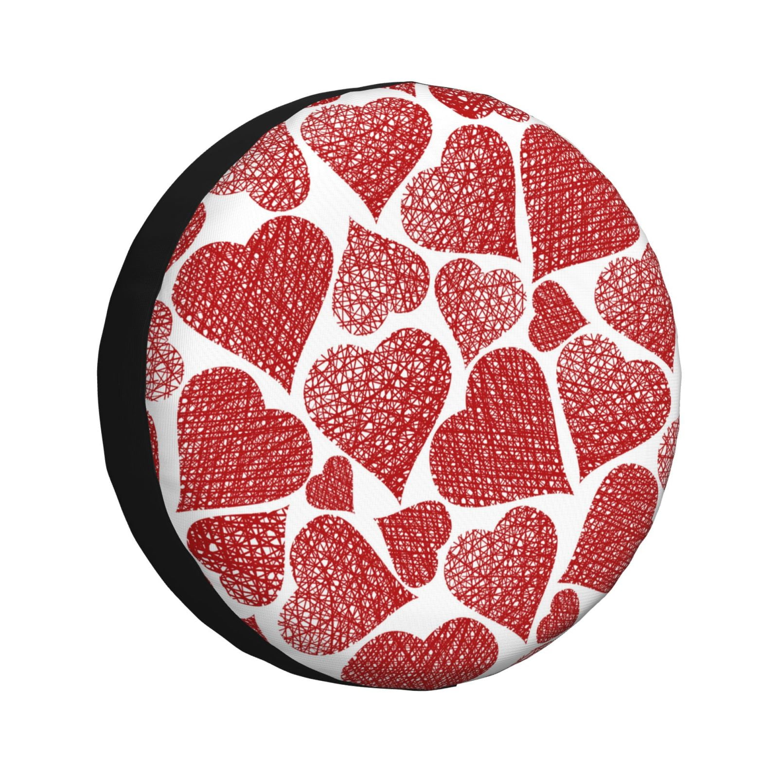 Bingfone Hearts Spare Tire Cover Weatherproof Universal Wheel ...