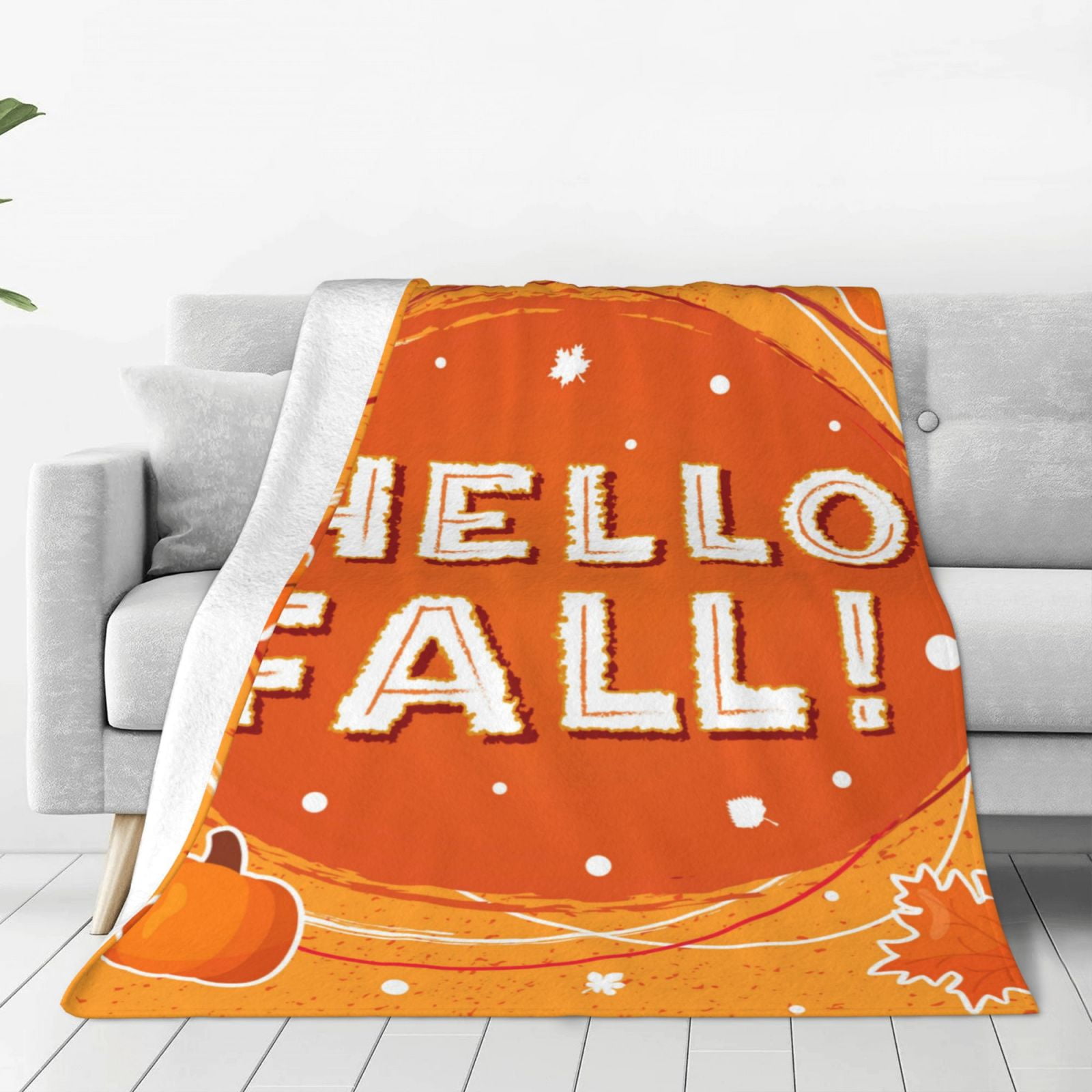 Bingfone Hello Fall 1 Print Flannel Fleece Blanket Throw Blanket for ...