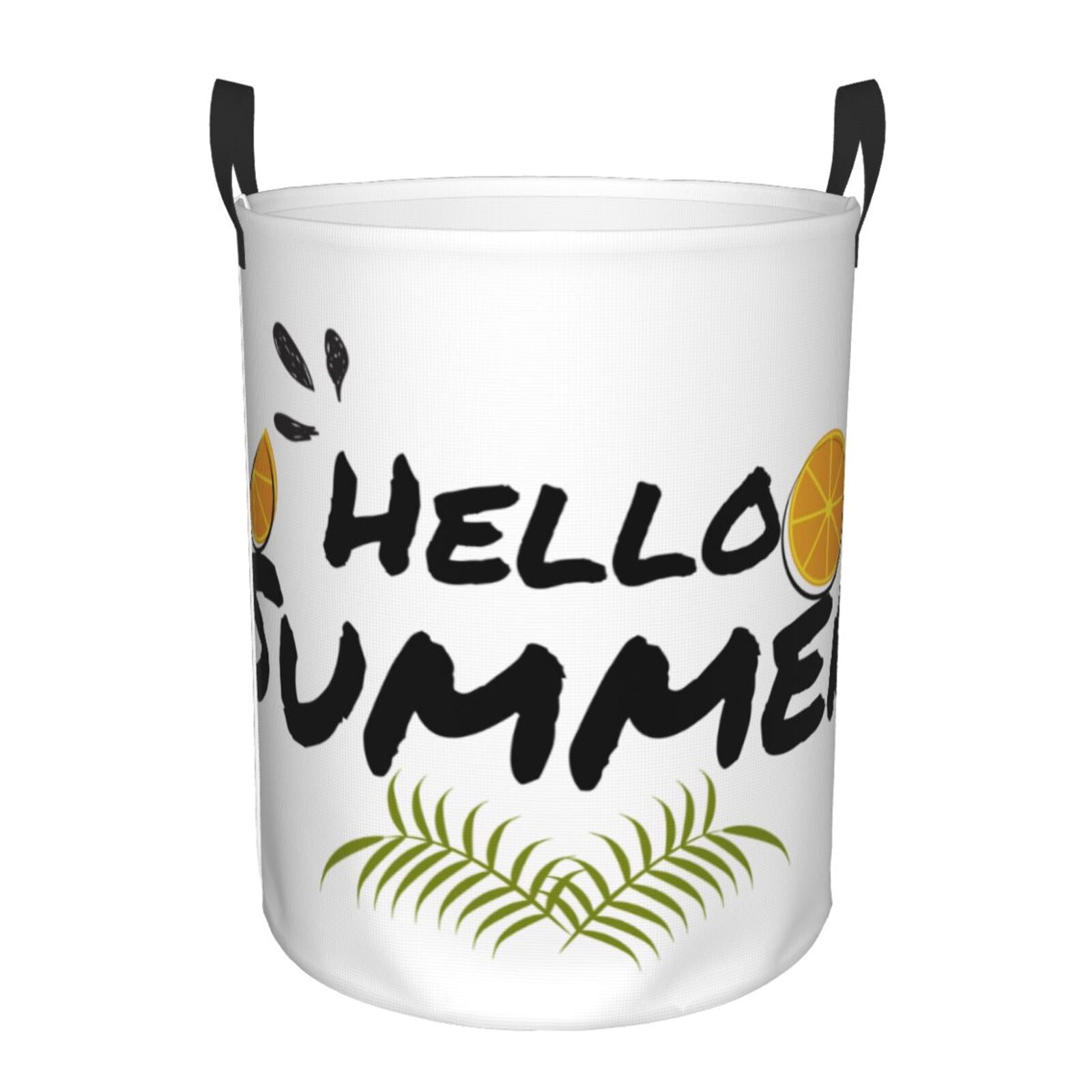 Bingfone Hello Summer Waterproof Foldable Laundry Hamper Bucket With ...