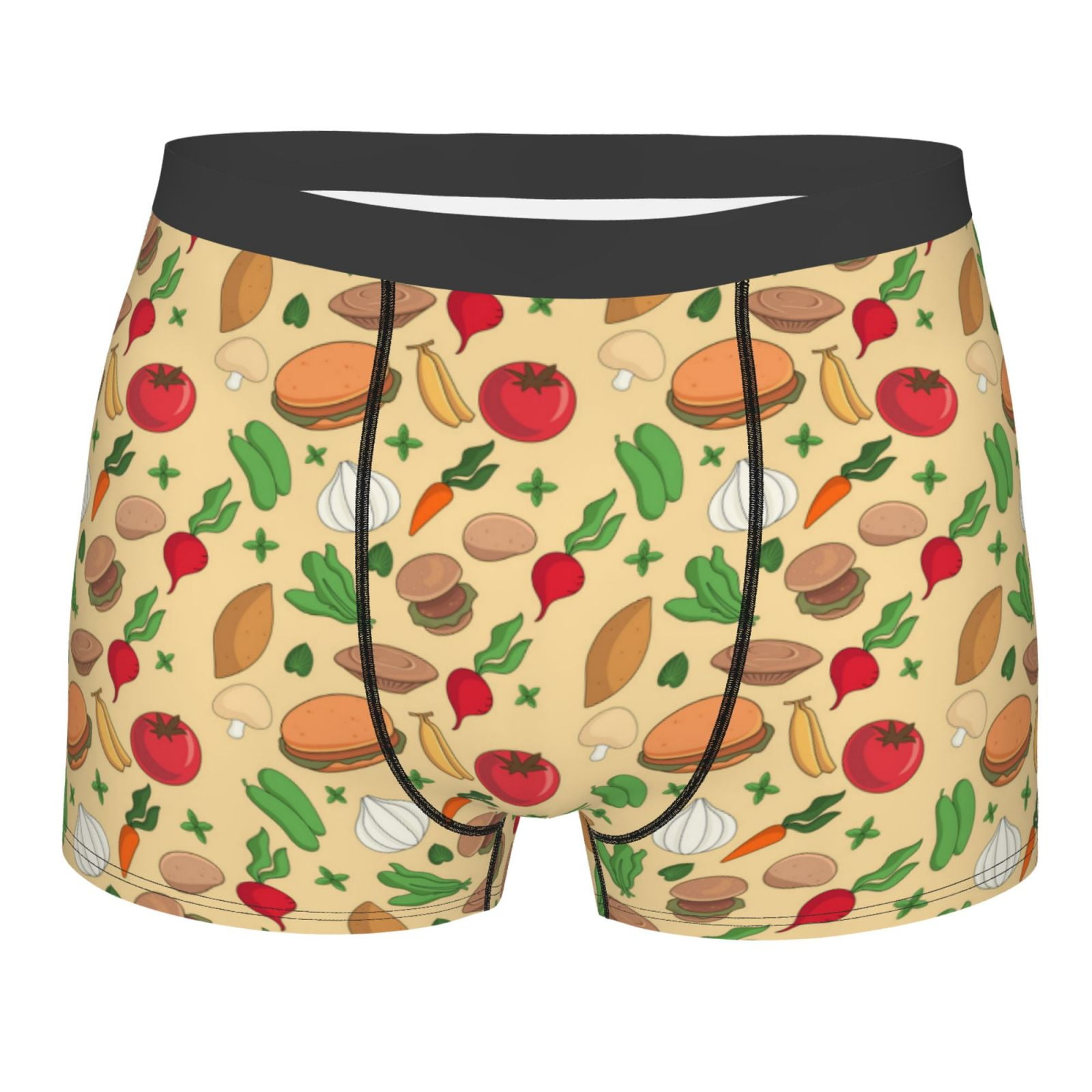 Bingfone Herb Of Burger Men's Underwear - Casual Stretch Boxer Briefs ...