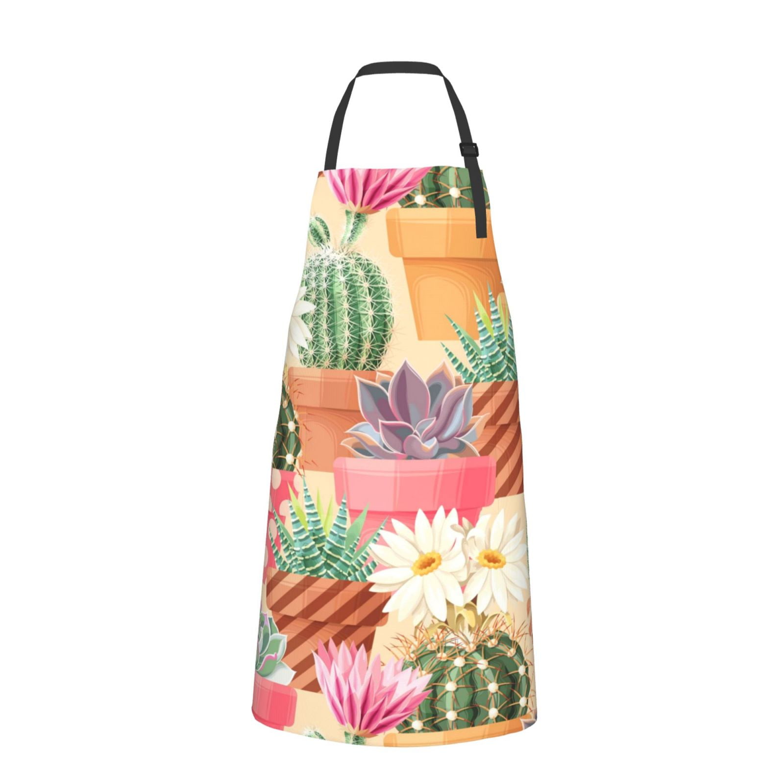 Bingfone High Detail Succulent And Cactus Seamless Patternsss Apron ...