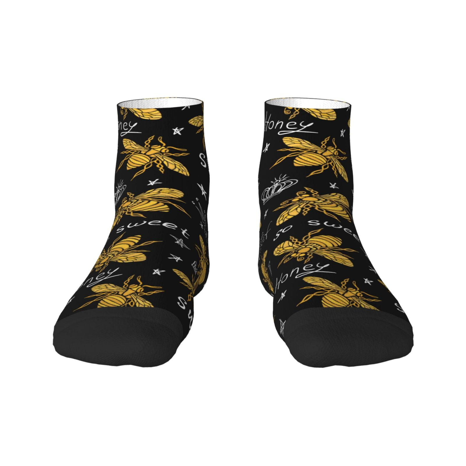 Bingfone Hohey Bee Golden Embroidery Design Patterned Men'S Women'S ...