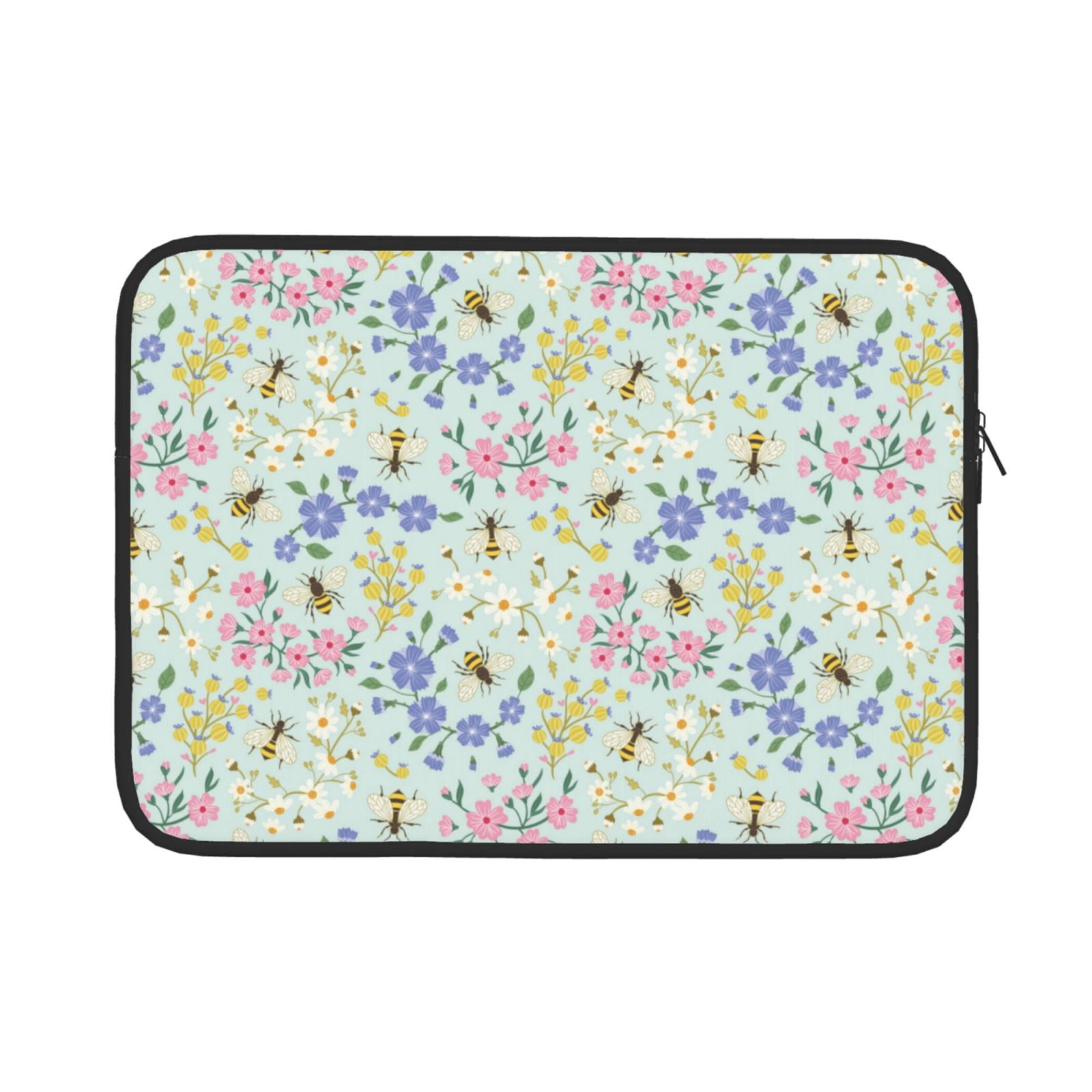 Bingfone Honey Bees And Flowers Laptop Sleeve Case 15 inch , 360 ...
