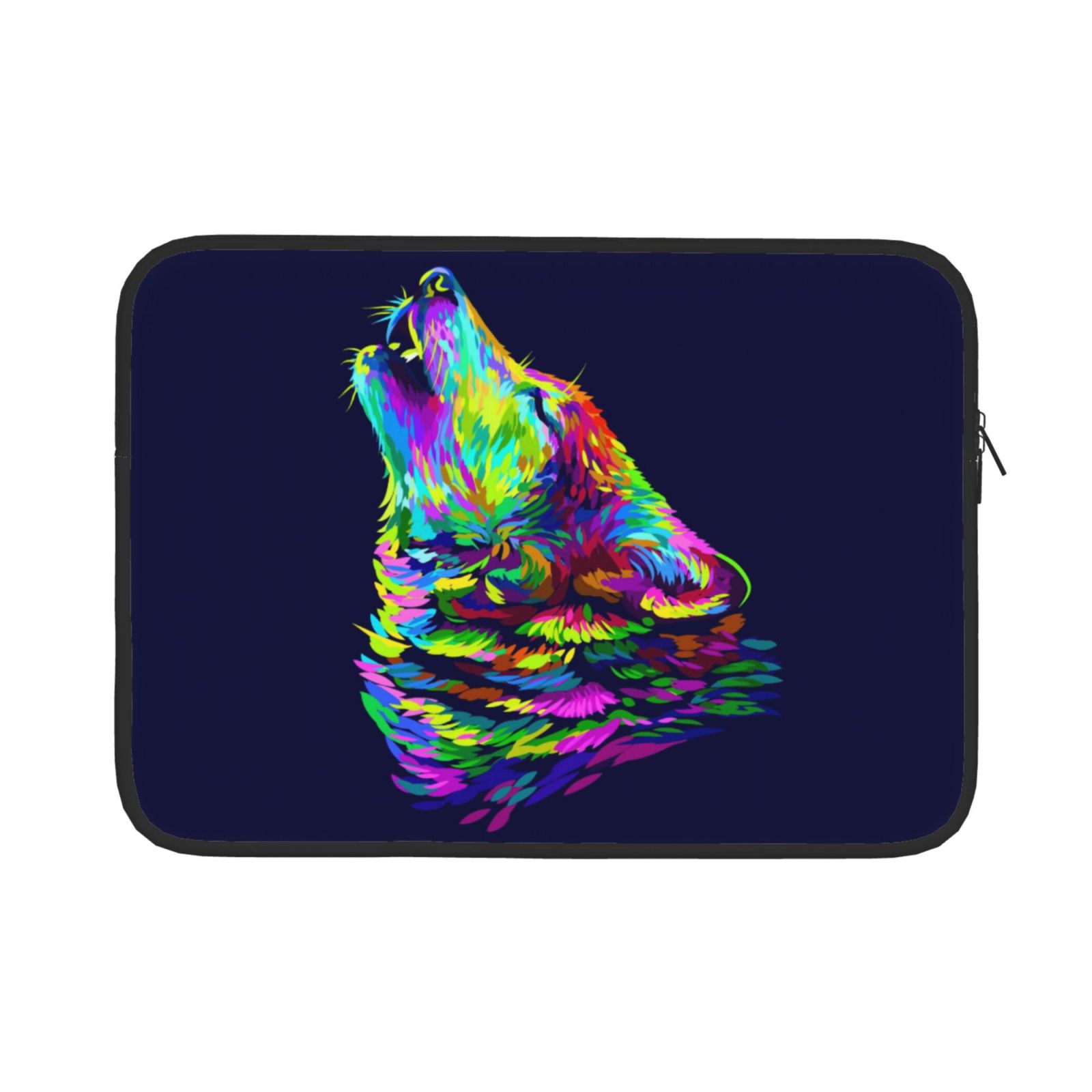 Bingfone Howling Wolf Laptop Sleeve Case 13 Inch, 360° Protective ...