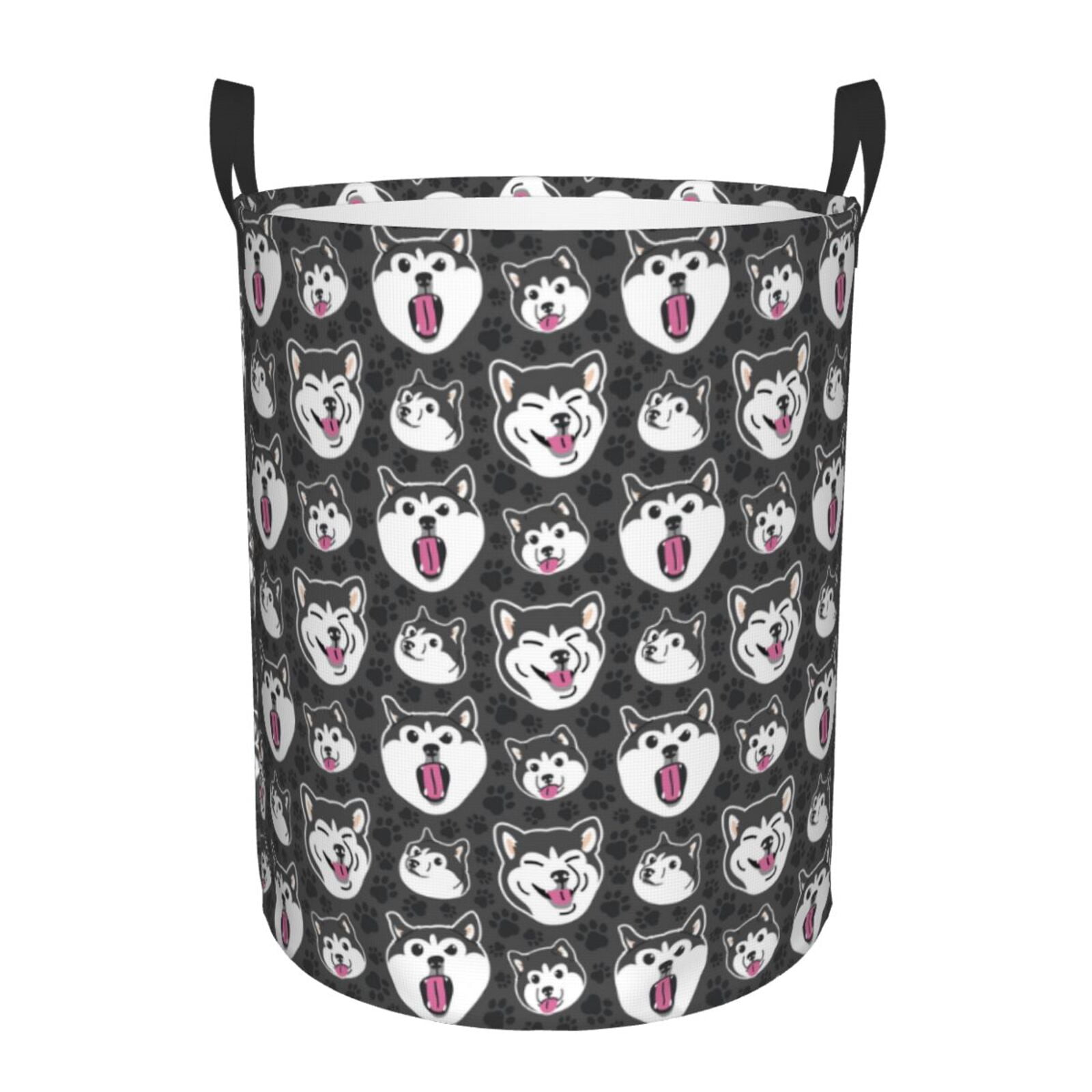 Bingfone Husky Waterproof Foldable Laundry Hamper Bucket with Handles ...