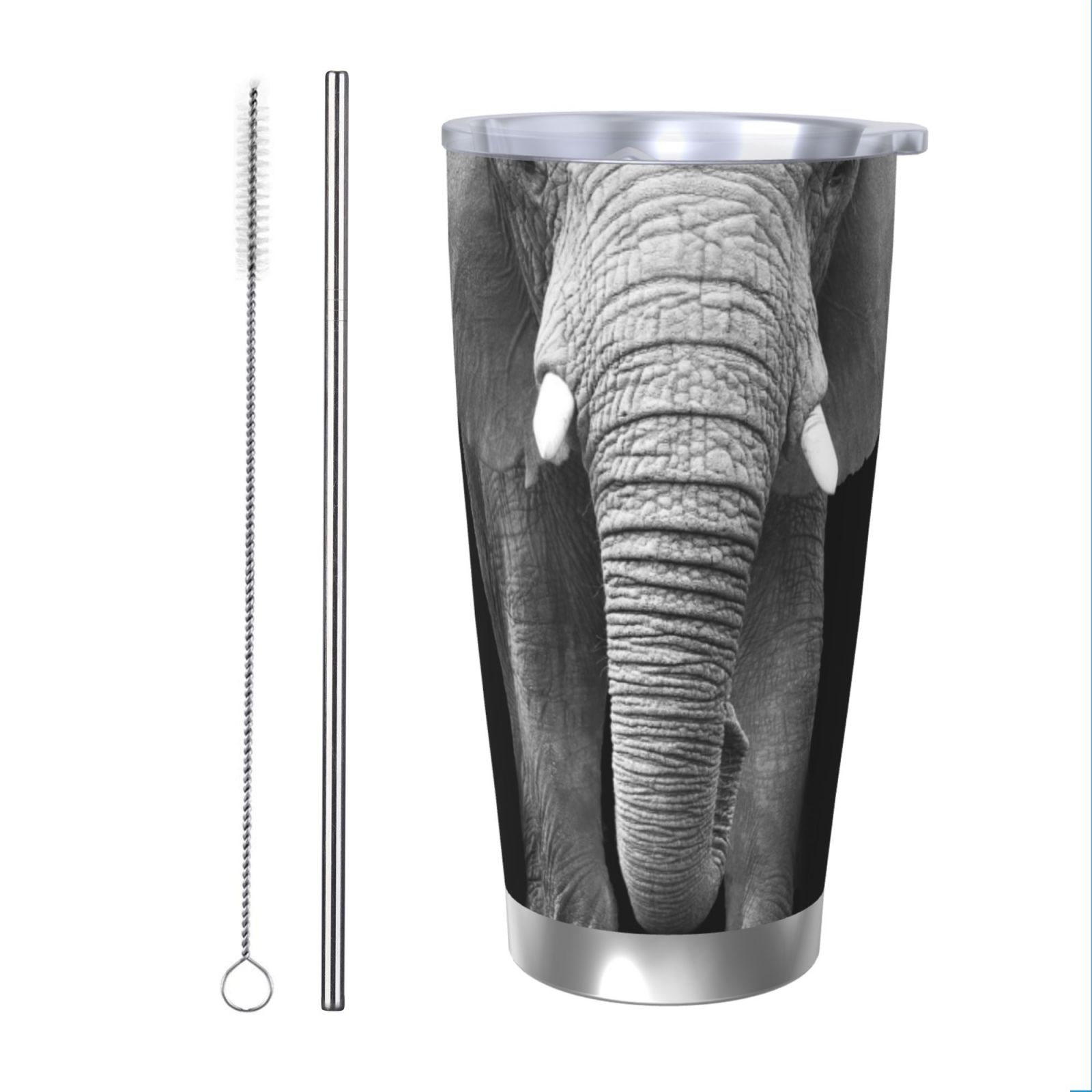 Bingfone Indian Elephant for 20 Oz Stainless Steel Travel Mug Double ...