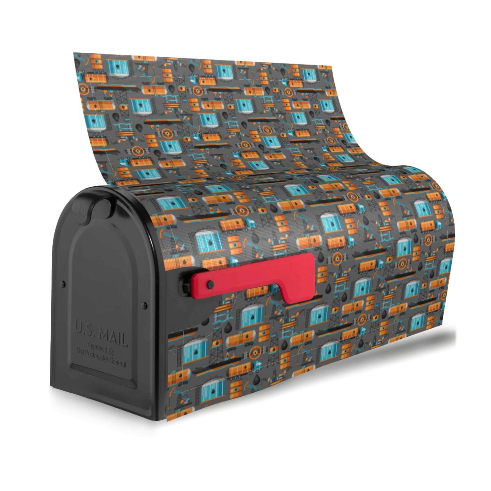 Bingfone Industrial Transportation Magnetic Mailbox Cover Standard Size ...