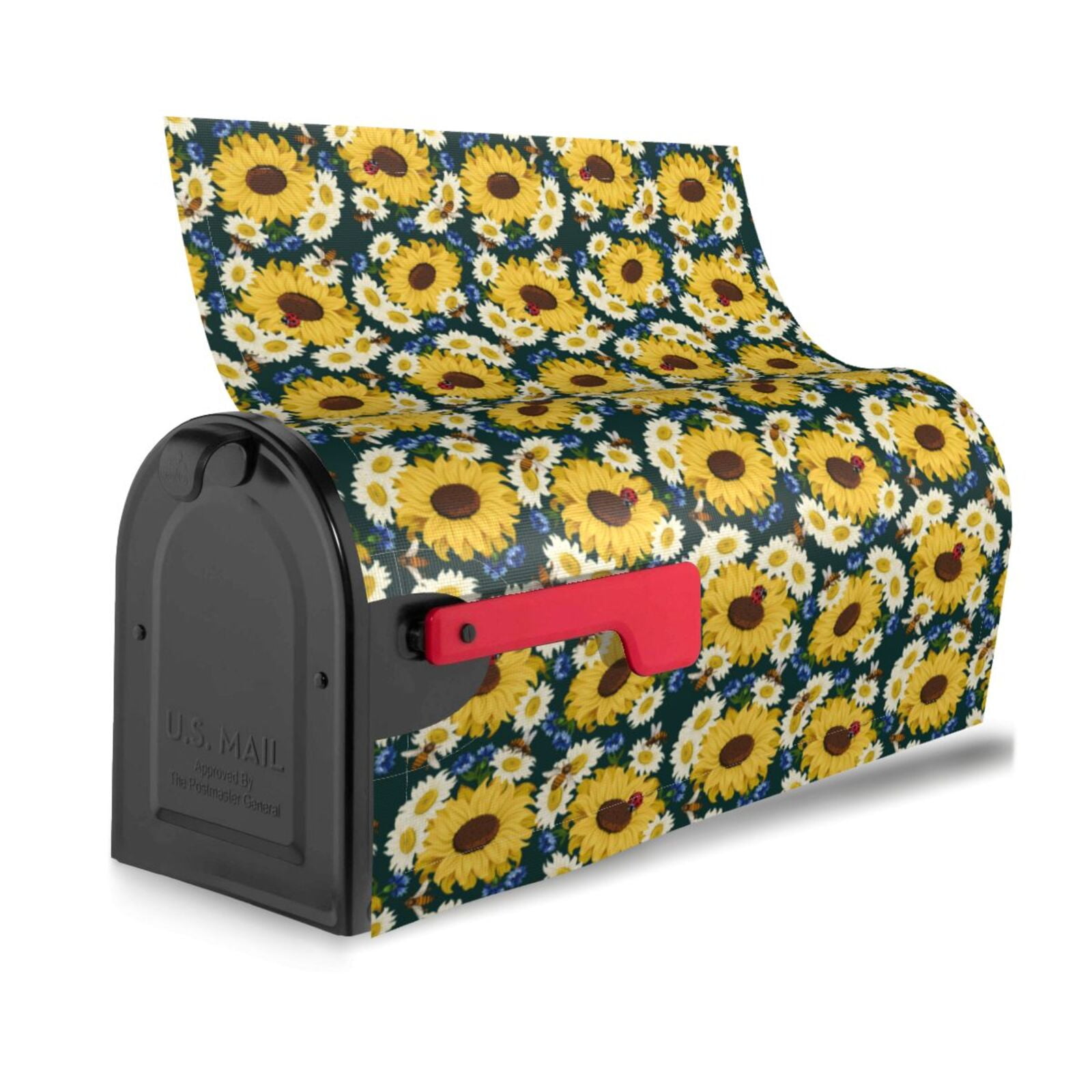 Bingfone Insects Of Flowers Magnetic Mailbox Cover Standard Size for ...