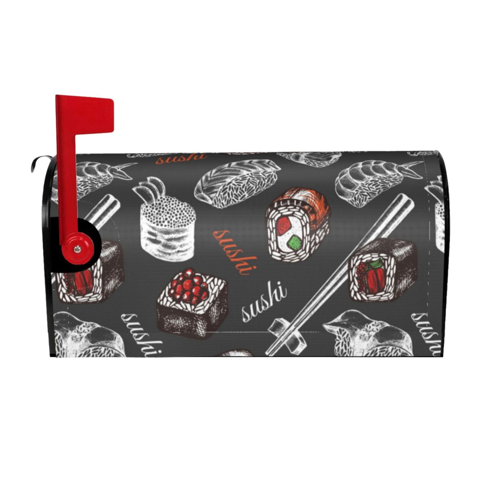 Bingfone Japanese Sushi Hashi Magnetic Mailbox Cover Standard Size For ...