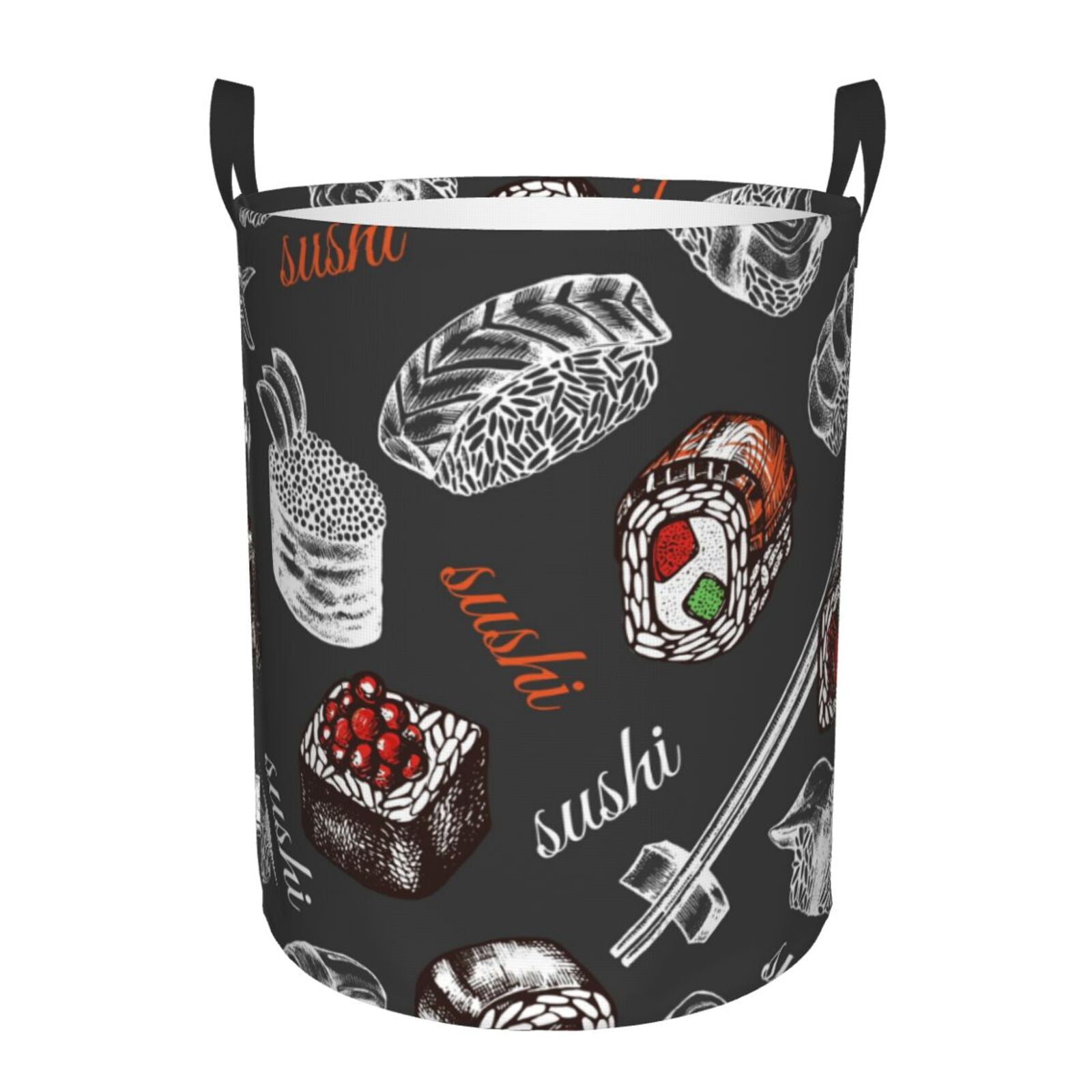 Bingfone Japanese Sushi Hashi Waterproof Foldable Laundry Hamper Bucket ...