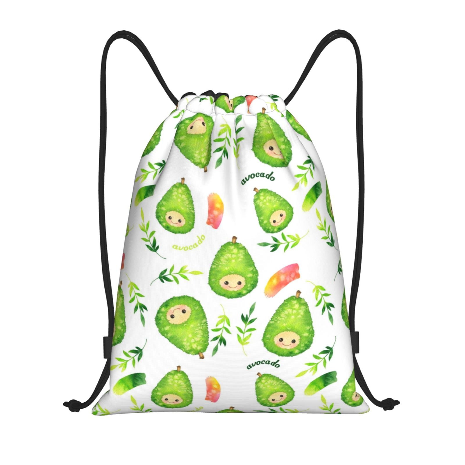 Bingfone Kawaii Avocado Drawstrings Backpacks Bags For Men Women Gym ...
