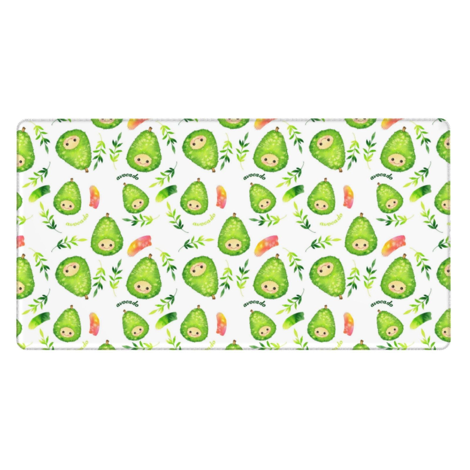 Bingfone Kawaii Avocado Large Gaming Mouse Pad,Extended Desk Mousepad ...