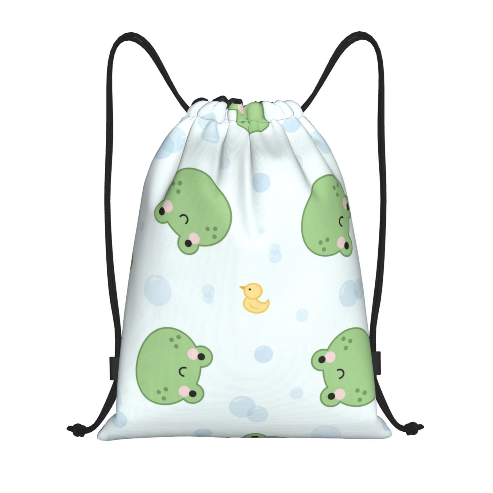 Bingfone Kawaii Frogs Drawstrings Backpacks Bags For Men Women Gym ...
