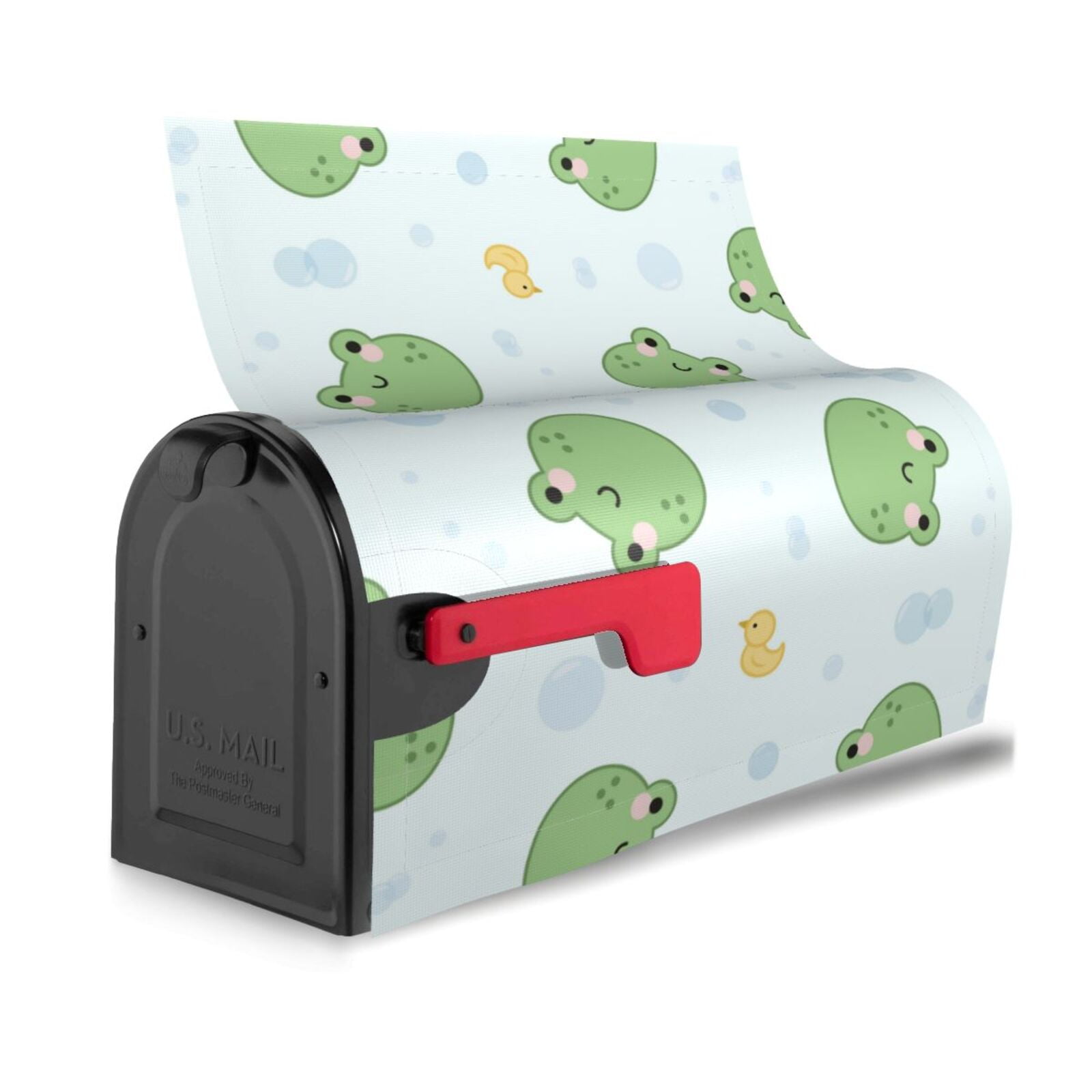Bingfone Kawaii Frogs Magnetic Mailbox Cover Standard Size for Garden ...