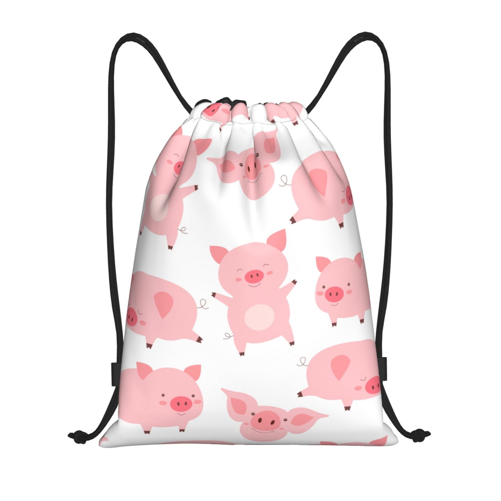 Bingfone Kawaii Pigs Drawstrings Backpacks Bags For Men Women Gym ...