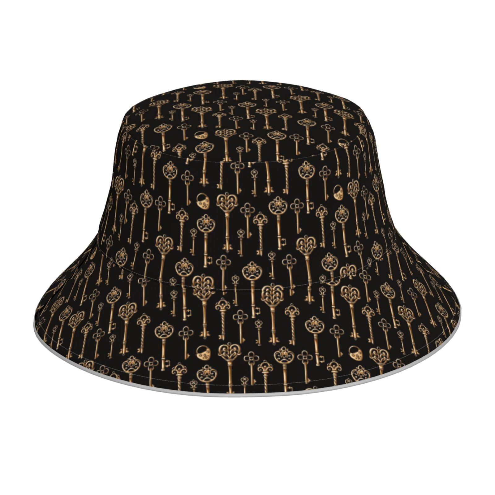 Bingfone Keys Bucket Hat for Men Women,Packable Reversible Printed Sun ...