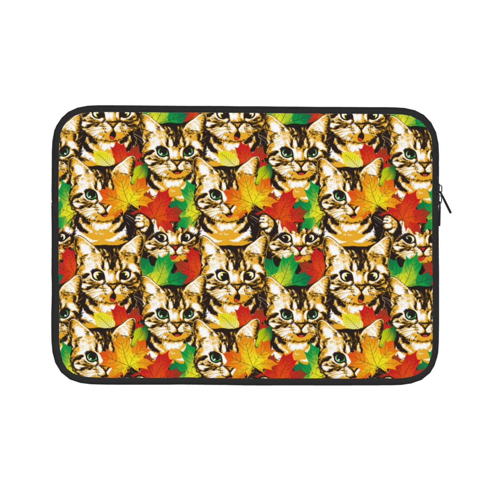 Bingfone Kittens With Maple Leaves Laptop Sleeve Case 15 inch , 360 ...
